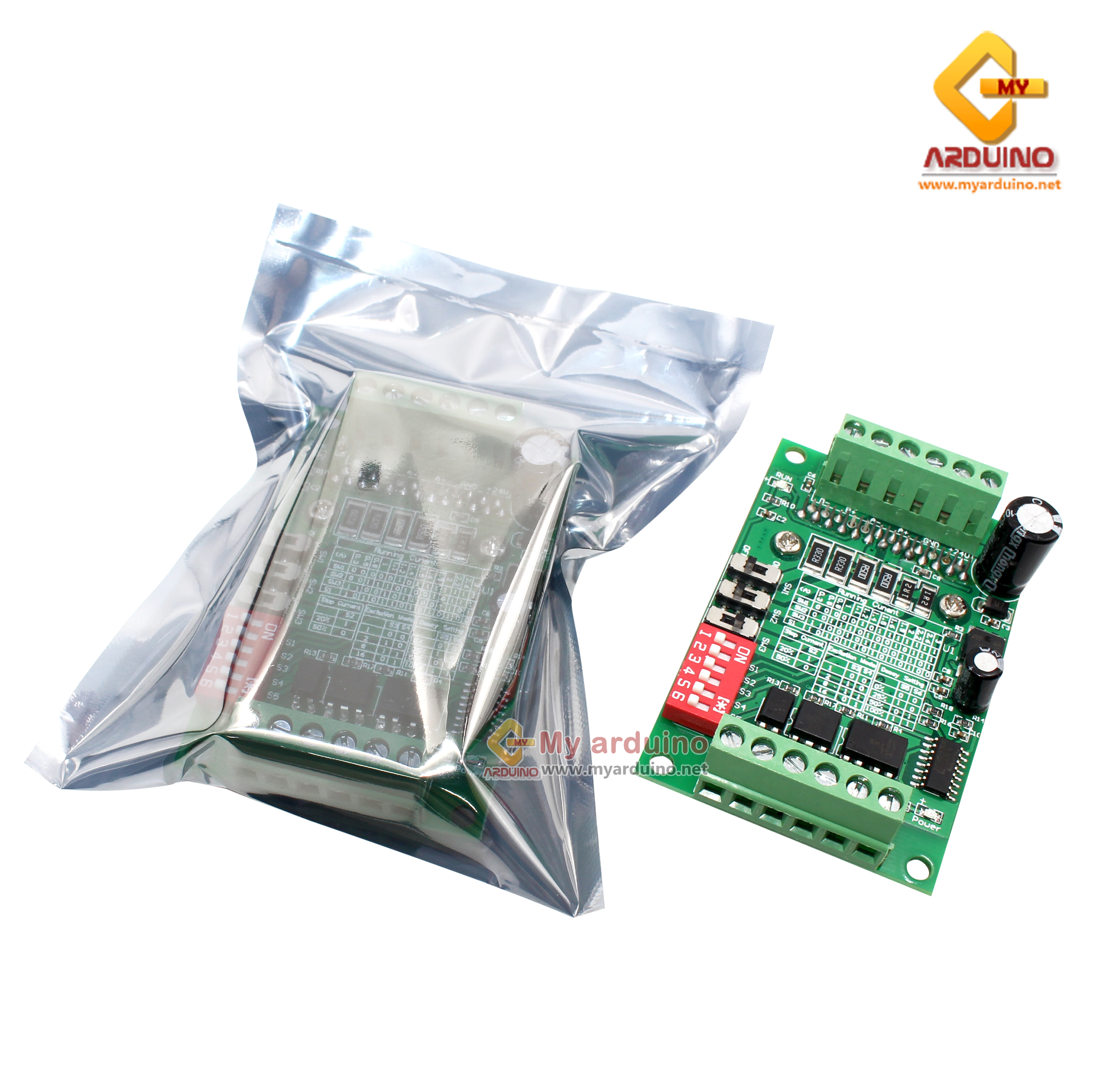 TB6560 โมดูลขับ สเต็ปปิ้งมอเตอร์ 10V-35V 3A Stepper Motor Driver Board ...