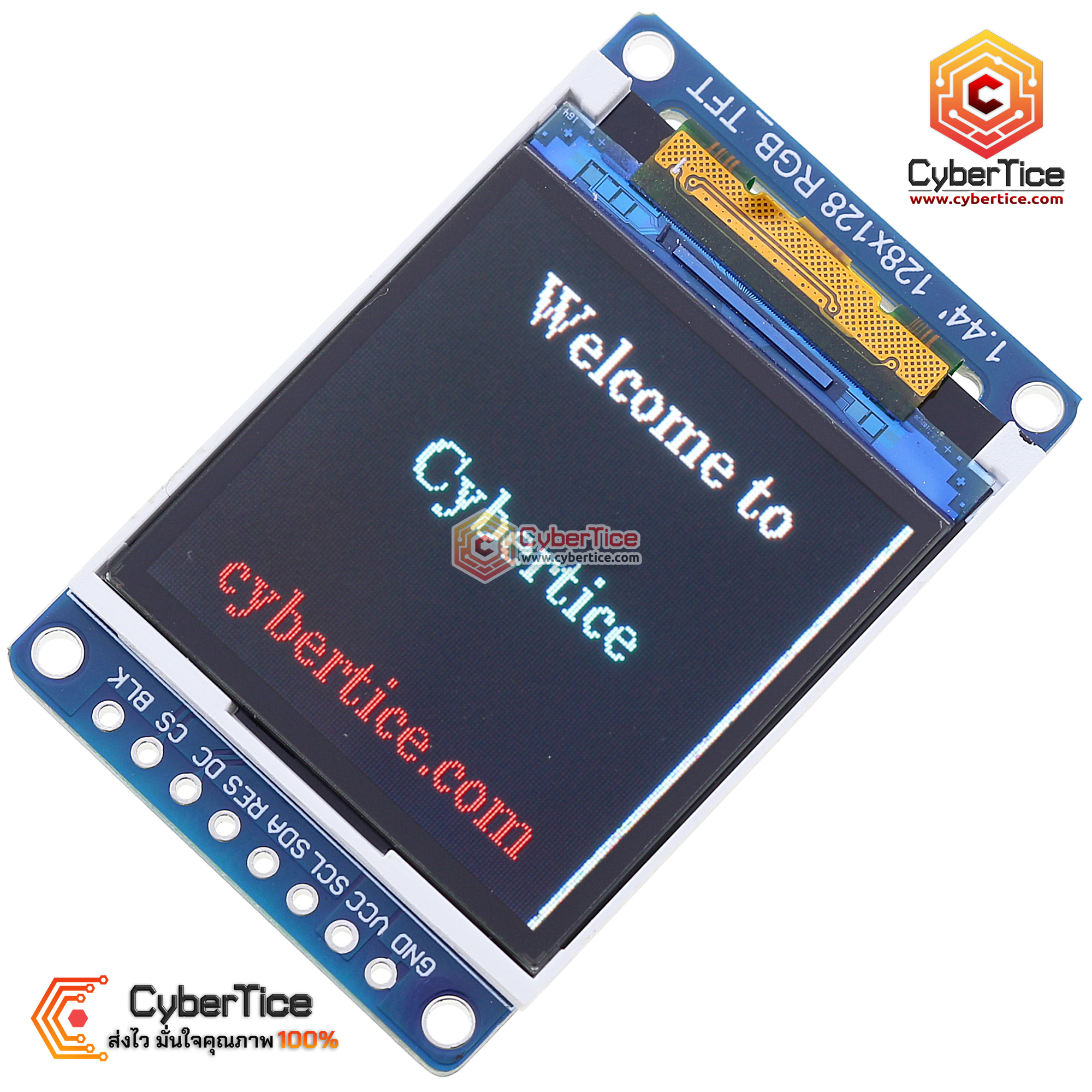 TFT Display IPS 1.44 inch 7P SPI Full Color LCD Module ST7735 for Arduino - ขาย Arduino อุปกรณ์ ...