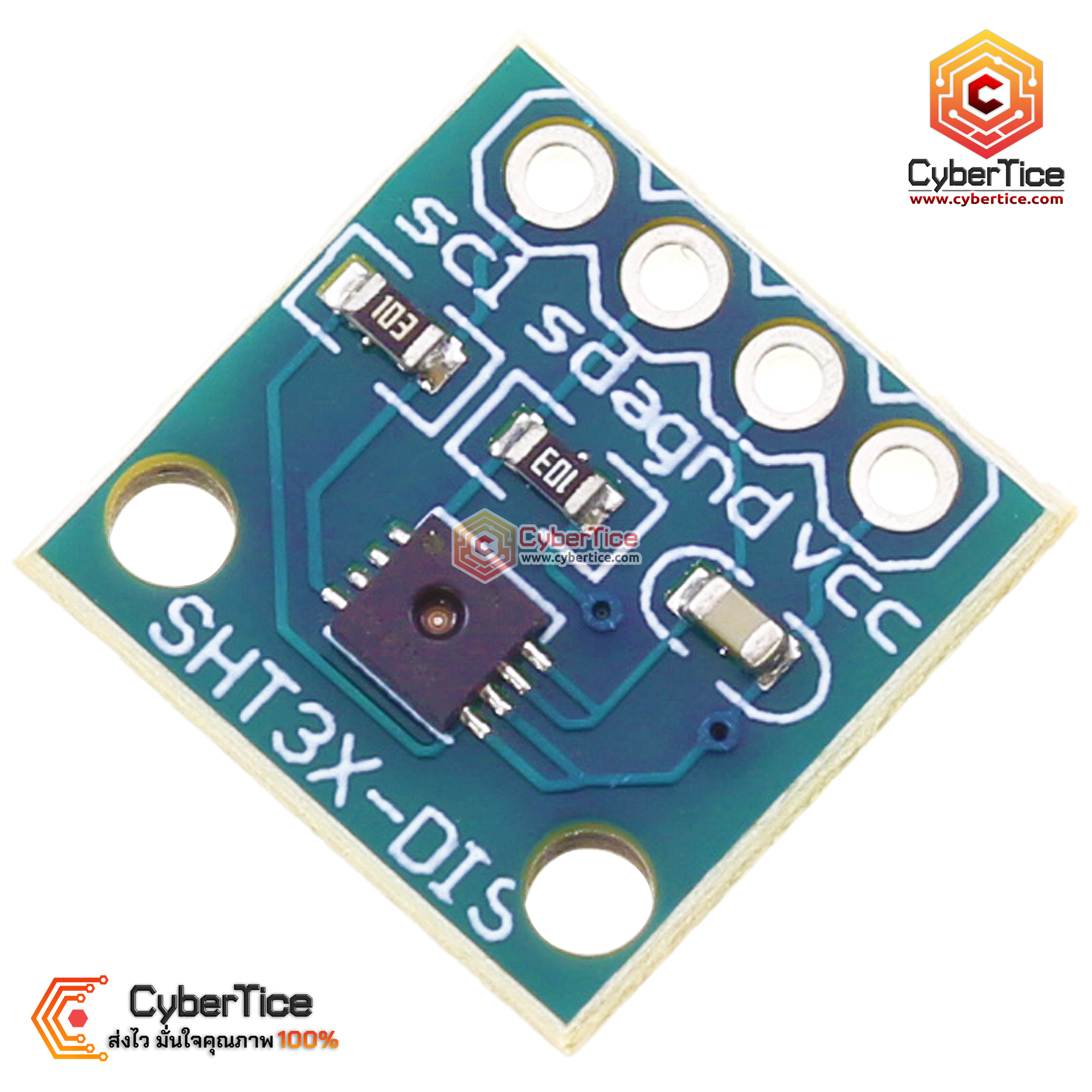 SHT30 เซ็นเซอร์วัดอุณหภูมิและความชื้นความแม่นยำสูง I2c Temperature Humidity Sensor Module - ขาย ...