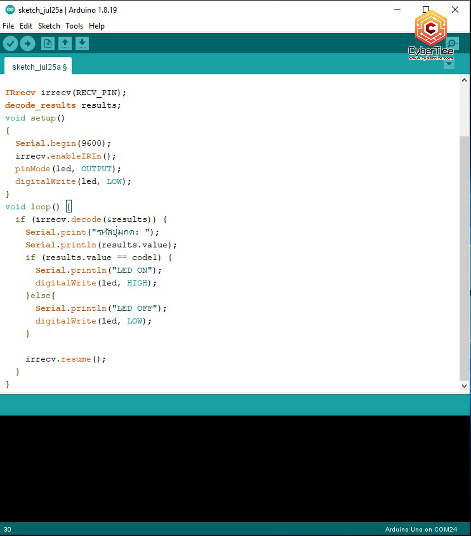 สอนใช้งาน Arduino ส่งสัญญาณอินฟาเรดไร้สาย Infrared Module ขาย Arduino