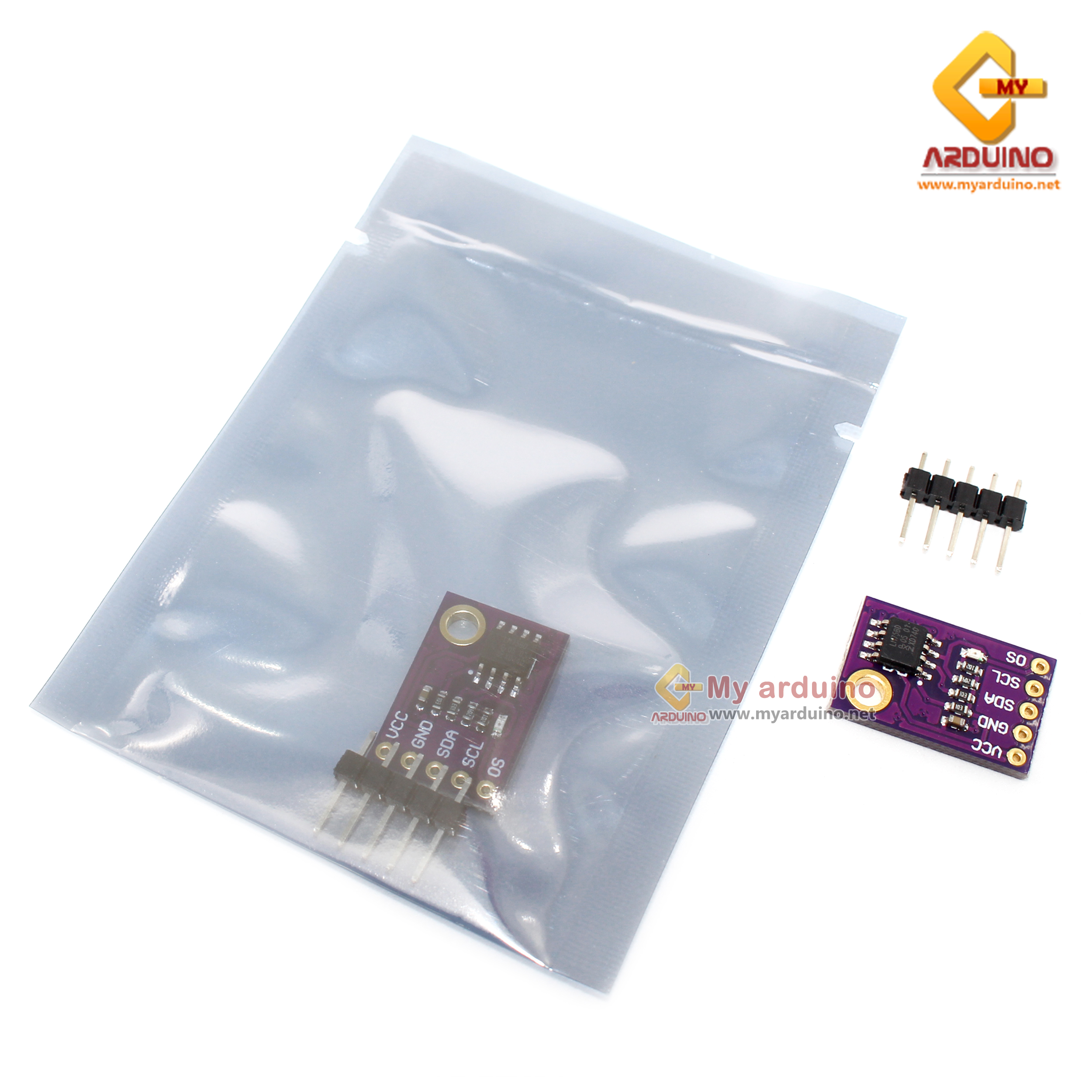 LM75 Temperature Sensor high speed I2C LM75A เซ็นเซอร์วัดอุณหภูมิแบบ I2C - ขาย Arduino อุปกรณ์ ...
