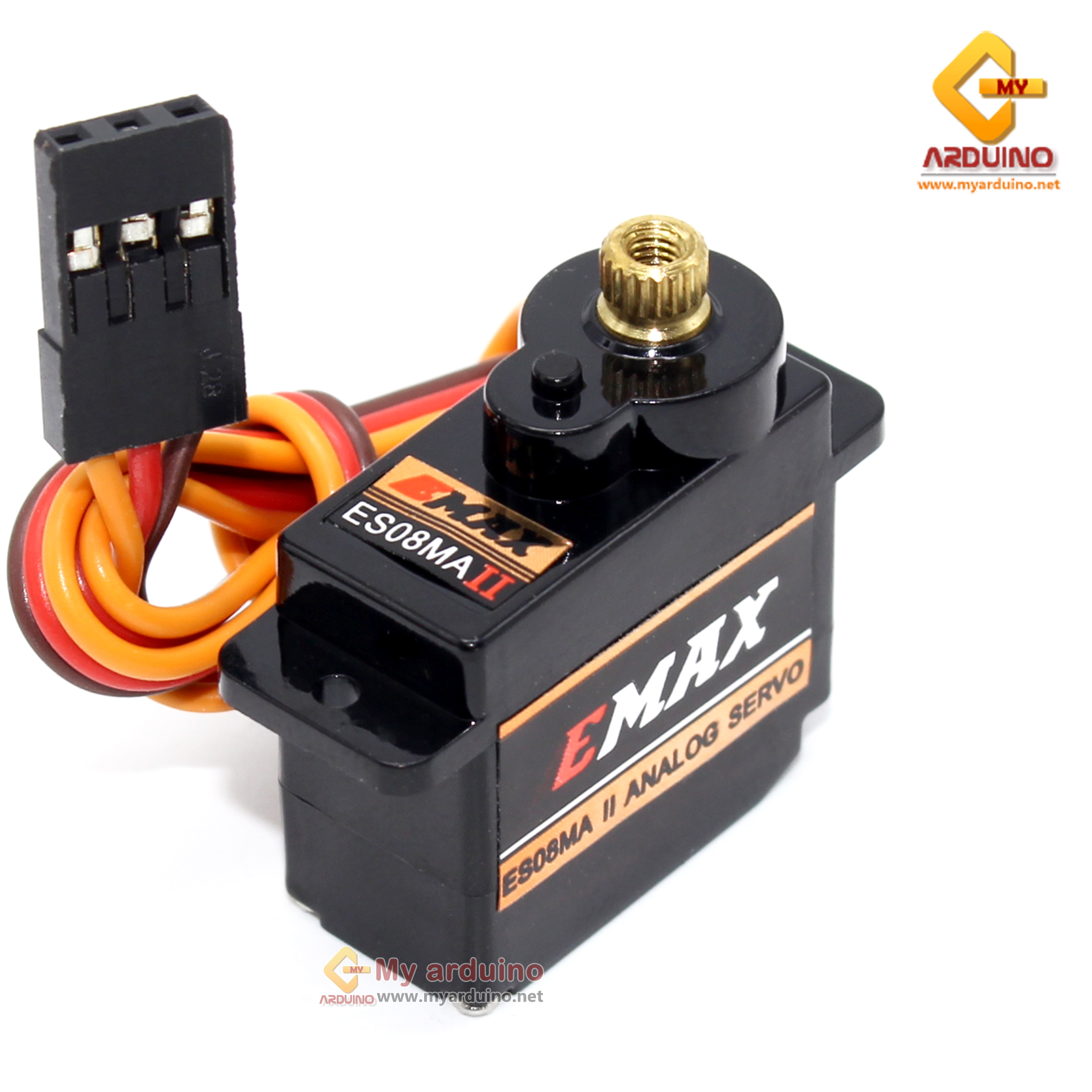 ES08MA Servo Motor 0-180องศา เฟืองโลหะทั้งหมด - ขาย Arduino อุปกรณ์ Arduino คุณภาพดี ราคาถูก ส่ง ...