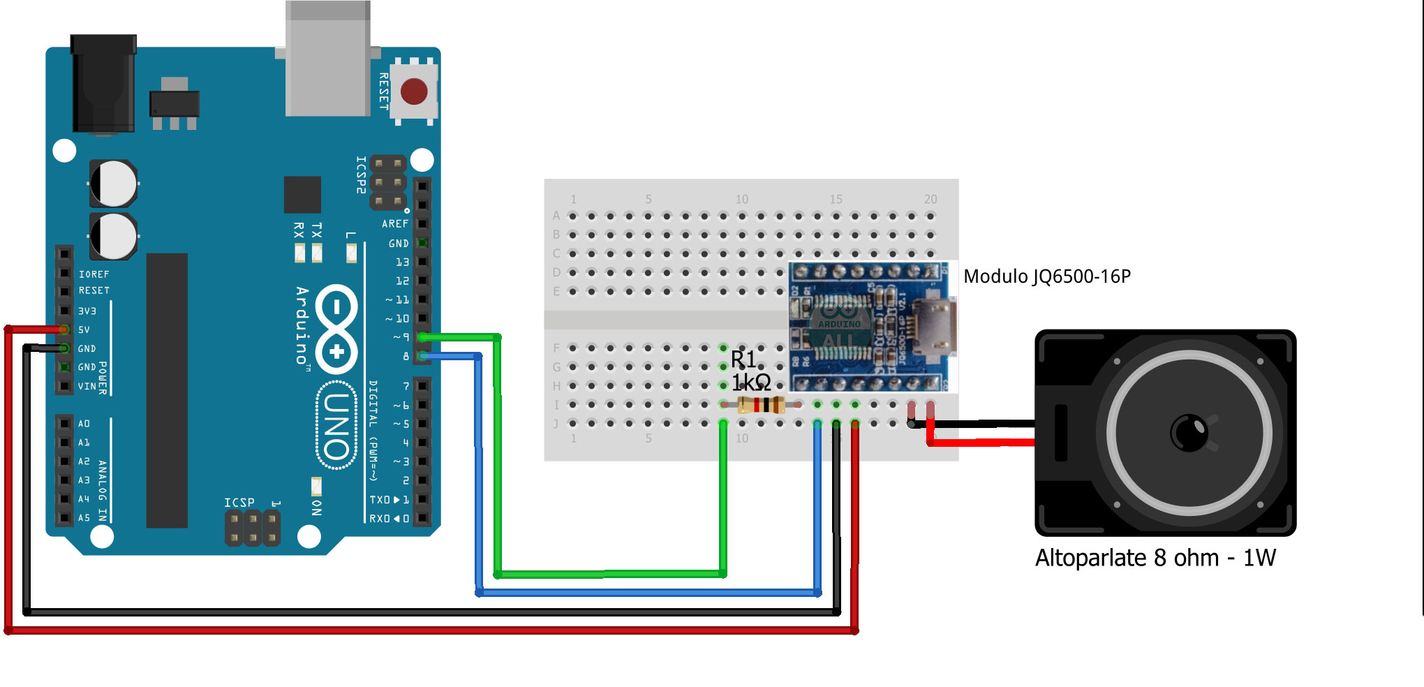 JQ6500 MP3 Player Voice Sound Module UART โมดูลเล่นเพลง MP3 บันทึกข้อมูลได้ในตัวบอร์ด - ขาย ...