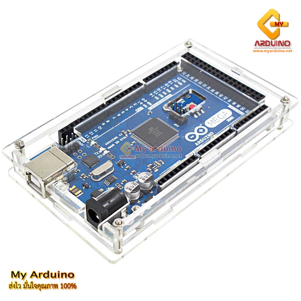 Arduino MEGA 2560 R3 Case V1 กล่องอะคริลิคแบบใส สำหรับ Arduino mega - ขาย Arduino อุปกรณ์ ...