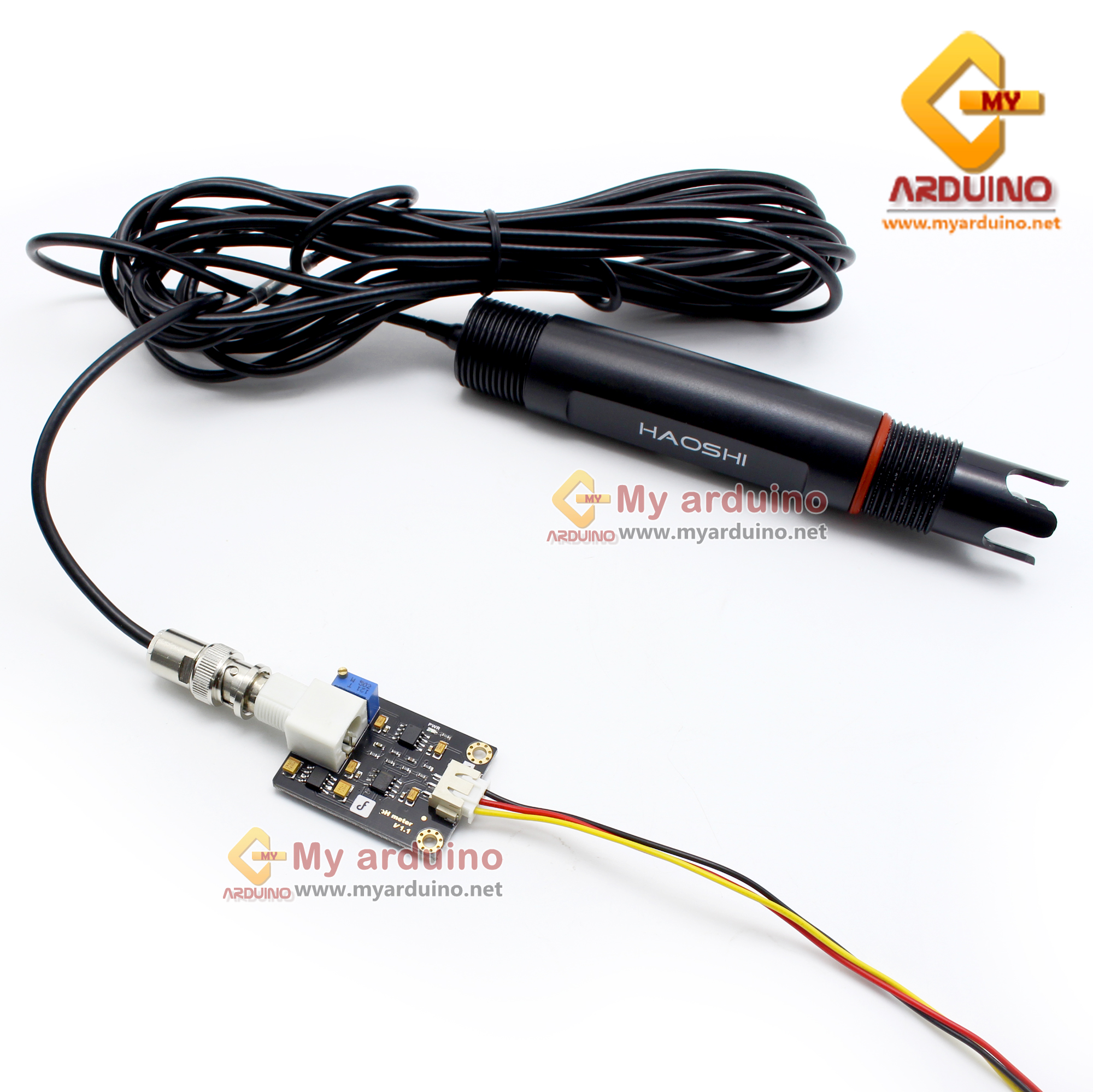 Ph Sensor Arduino Analog Ph Meter เซ็นเซอร์วัดค่า Ph ของน้ำ อุตสาหกรรม ขาย Arduino อุปกรณ์