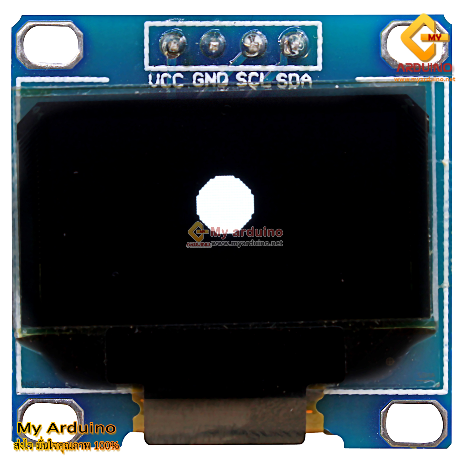 สอนใช้งาน Arduino จอแสดงผล Oled 128x64 แบบ I2c สีขาว ขาย Arduino อุปกรณ์ Arduino คุณภาพดี ราคา
