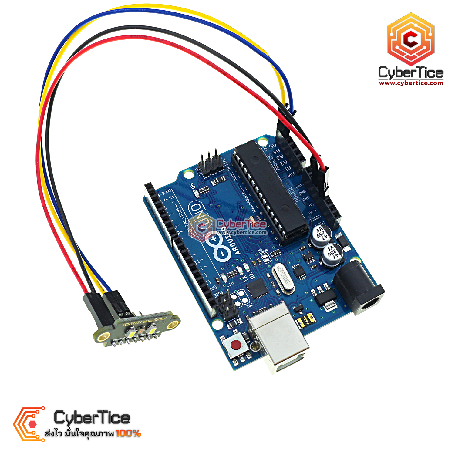 สอนใช้งาน Arduino เซ็นเซอร์ตรวจจับสี TCS34725 Color Sensor Development Board Module V3.0 - ขาย ...
