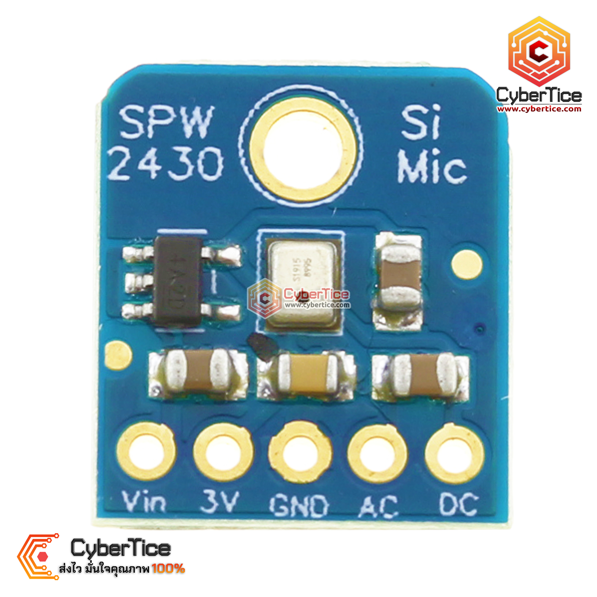 SPW2430 MEMS ไมโครโฟนเสียงเซ็นเซอร์โมดูล Mono ไมโครโฟน - ขาย Arduino อุปกรณ์ Arduino คุณภาพดี ...