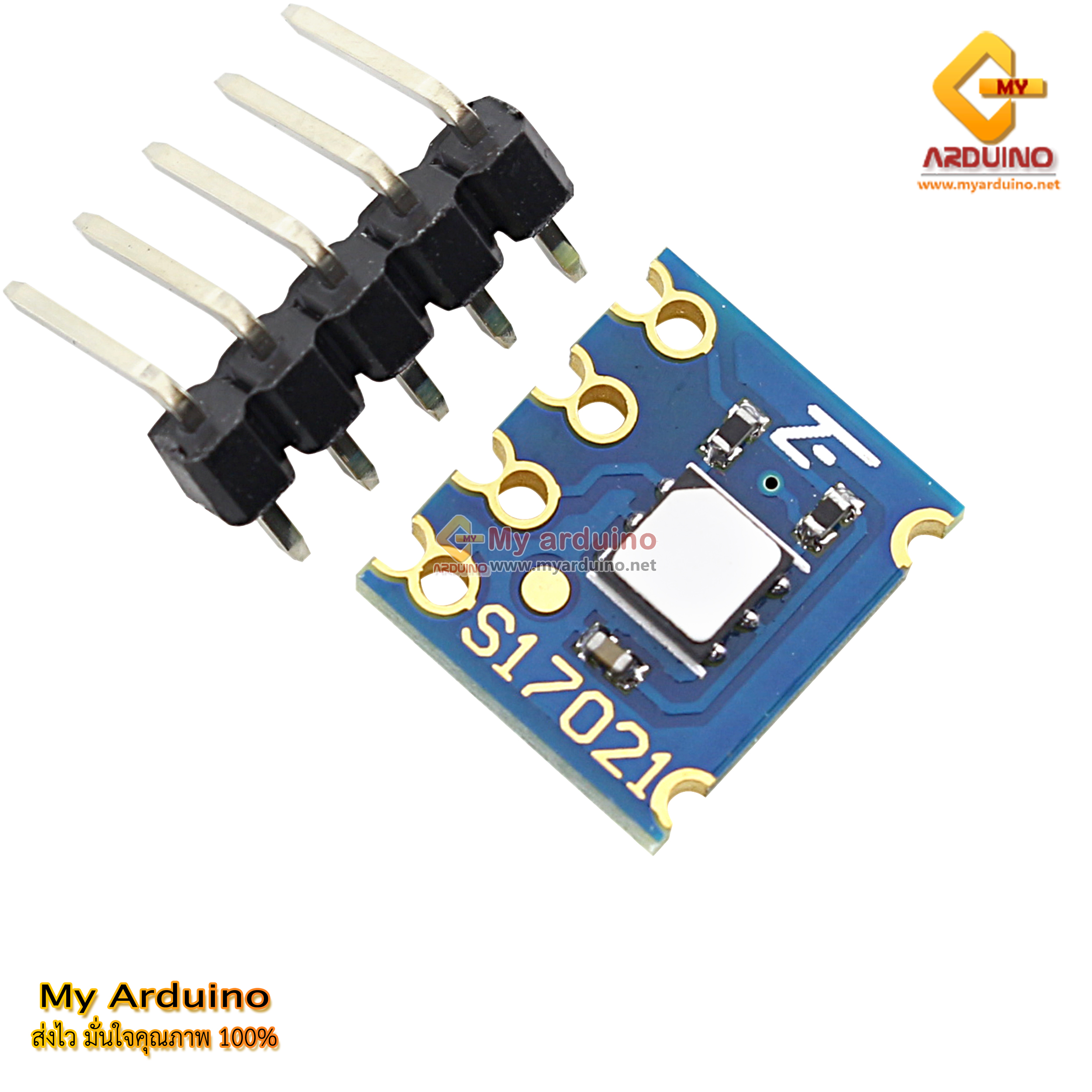 SI7021 เซ็นเซอร์วัดอุณหภูมิและความชื้น แม่นยำสูง Temperature Humidity Sensors I2C Interface MINI ...