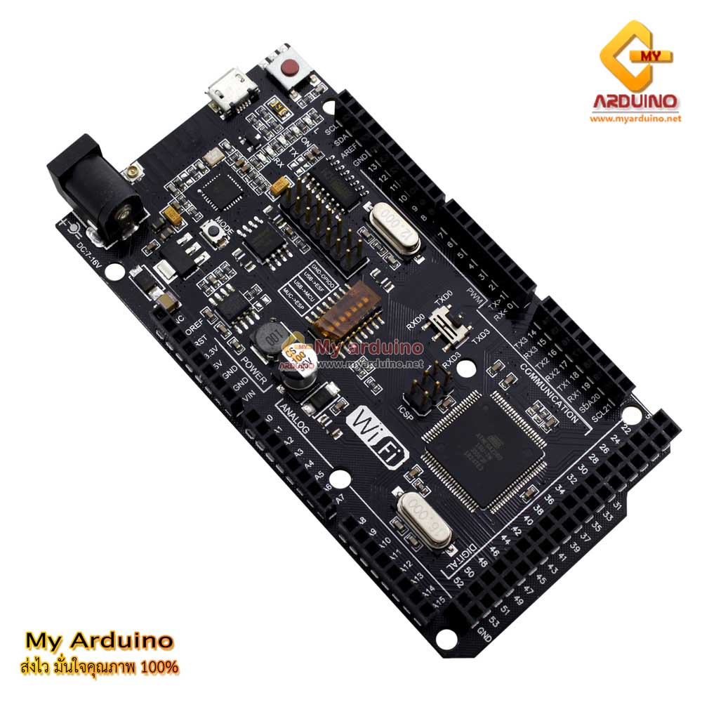 Arduino Mega +WiFi R3 ATmega2560+ESP8266 32Mb memory Compatible for Arduino Mega NodeMCU WeMos ...