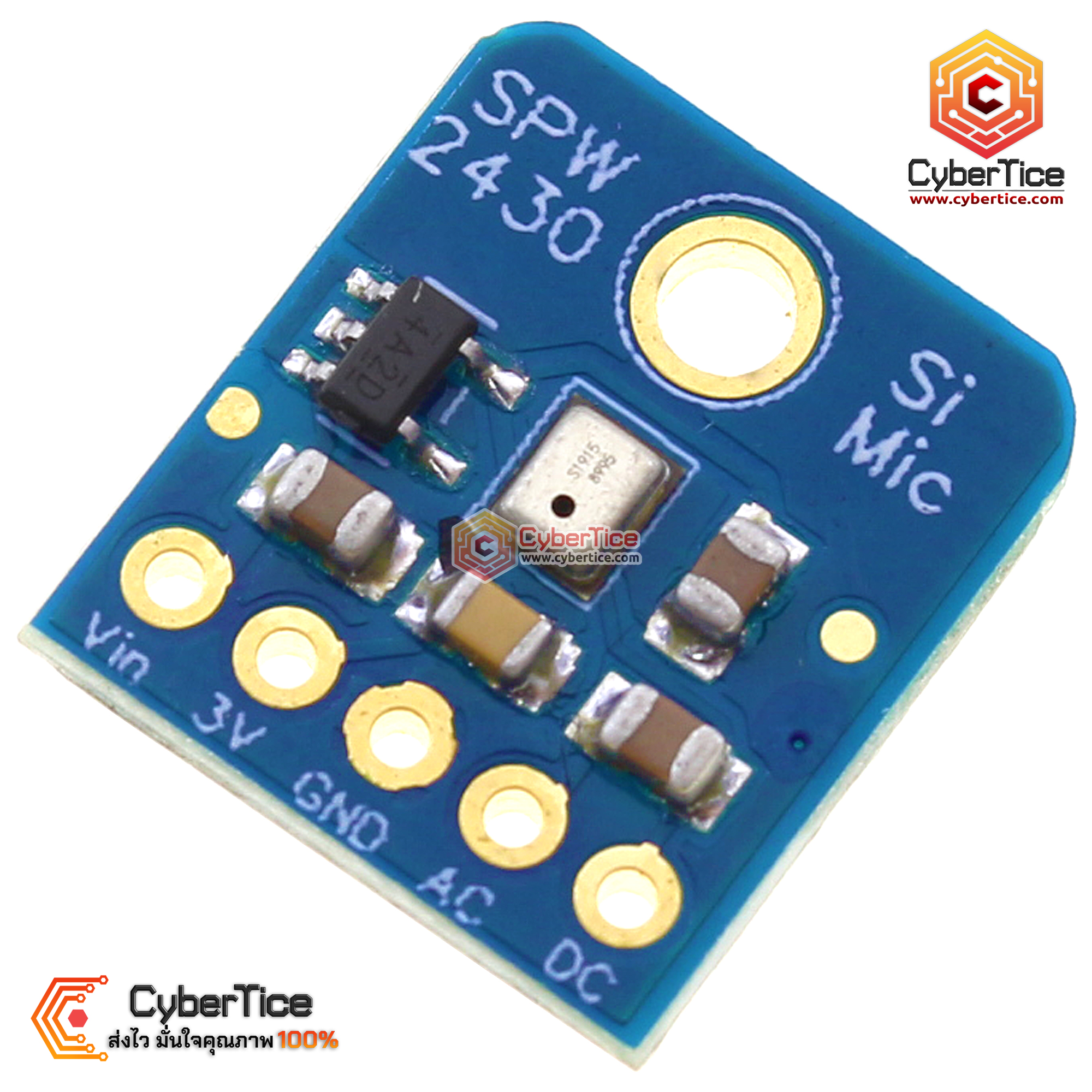 SPW2430 MEMS ไมโครโฟนเสียงเซ็นเซอร์โมดูล Mono ไมโครโฟน - ขาย Arduino อุปกรณ์ Arduino คุณภาพดี ...