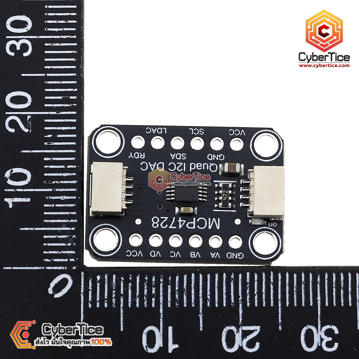 MCP4728 โมดูลแปลงสัญญาณดิจิตอลเป็นอนาล็อก DAC 4 ช่อง 12-Bit พร้อม ...