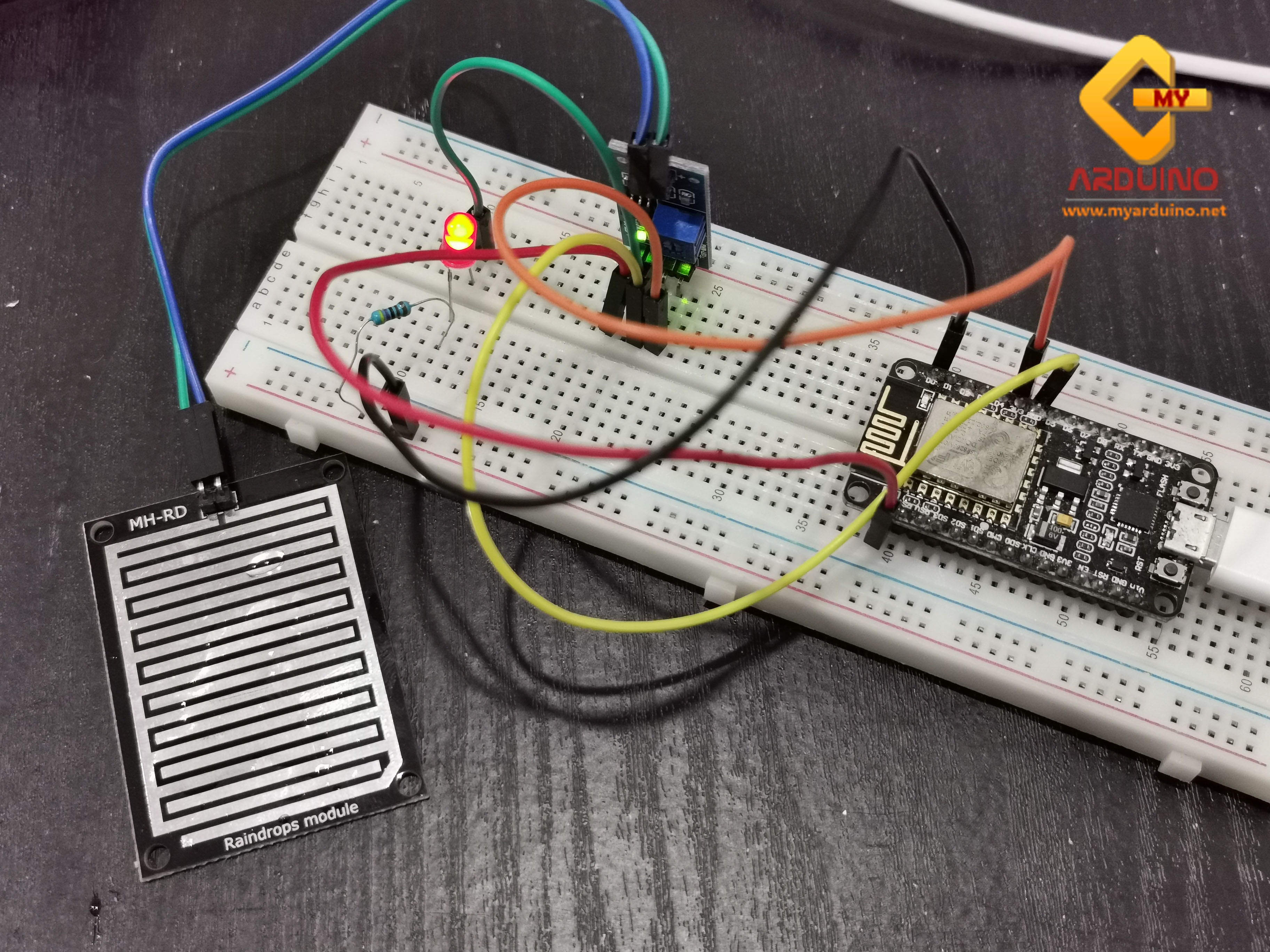 สอนใช้งาน Nodemcu Esp8266 เซ็นเซอร์ตรวจจับน้ำฝน วัดระดับน้ำ ขาย Arduino อุปกรณ์ Arduino คุณภาพ