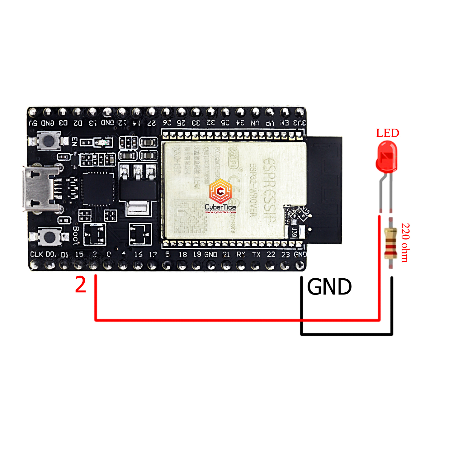 สอนใช้งาน Esp32 Nodemcu Esp32 Devkitc Esp32 Wrover Wi Fi And Bluetooth 7556