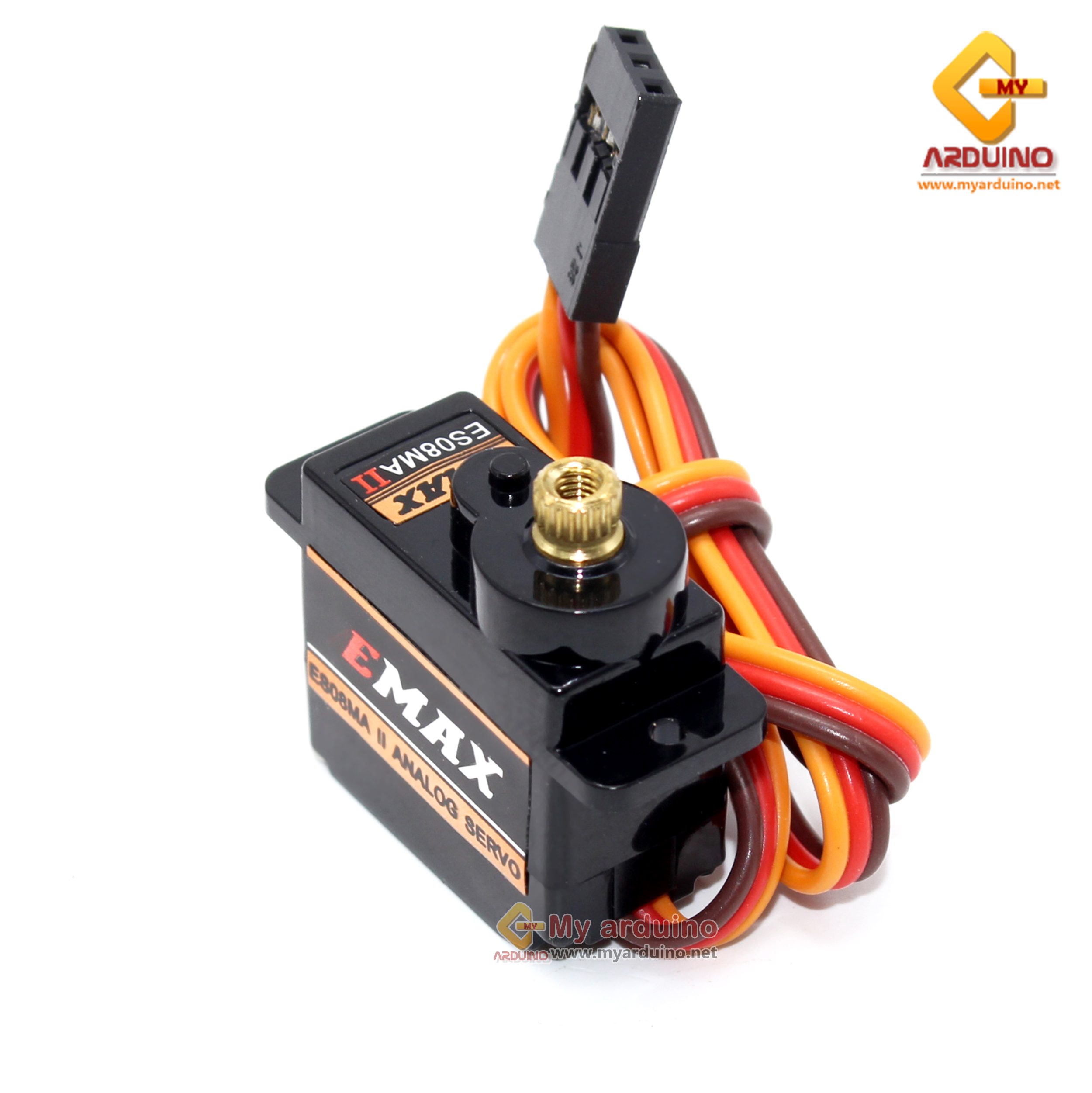 ES08MA Servo Motor 0-180องศา เฟืองโลหะทั้งหมด - ขาย Arduino อุปกรณ์ Arduino คุณภาพดี ราคาถูก ส่ง ...