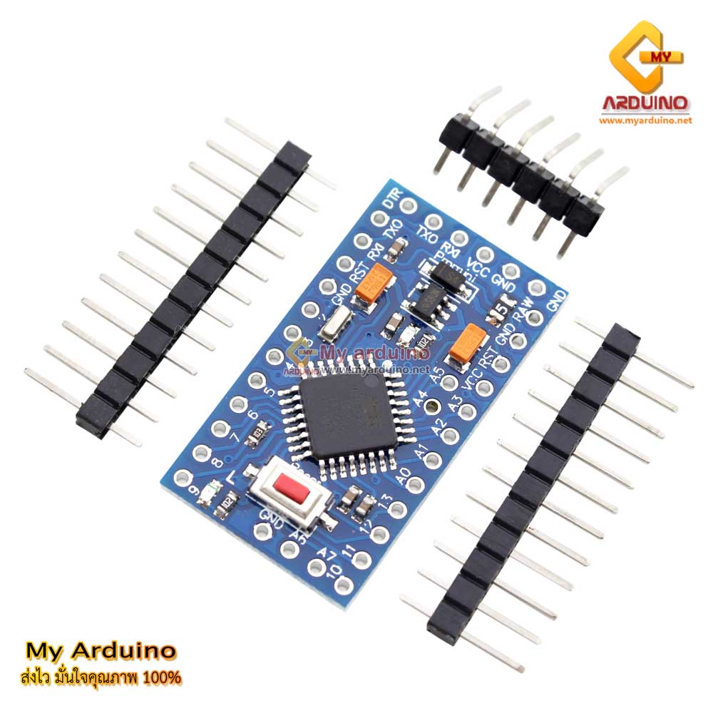 Arduino Pro Mini 328 - 5V/16MHz พร้อม Pin Header Arduino Pro mini - ขาย Arduino อุปกรณ์ Arduino ...