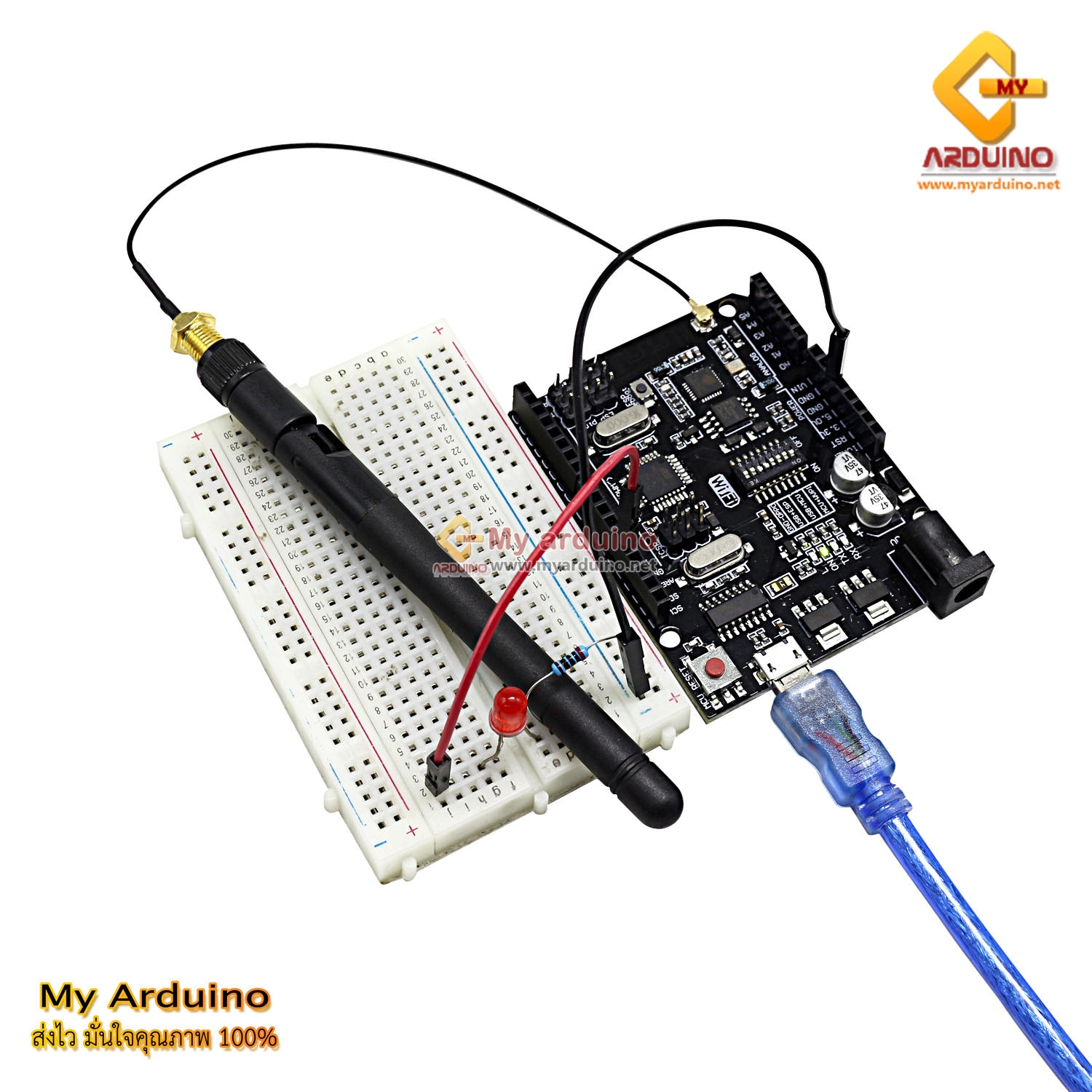 สอนใช้งาน Arduino UNO+WiFi R3 ATmega328P+ESP8266 Web Server Wifi - ขาย Arduino อุปกรณ์ Arduino ...
