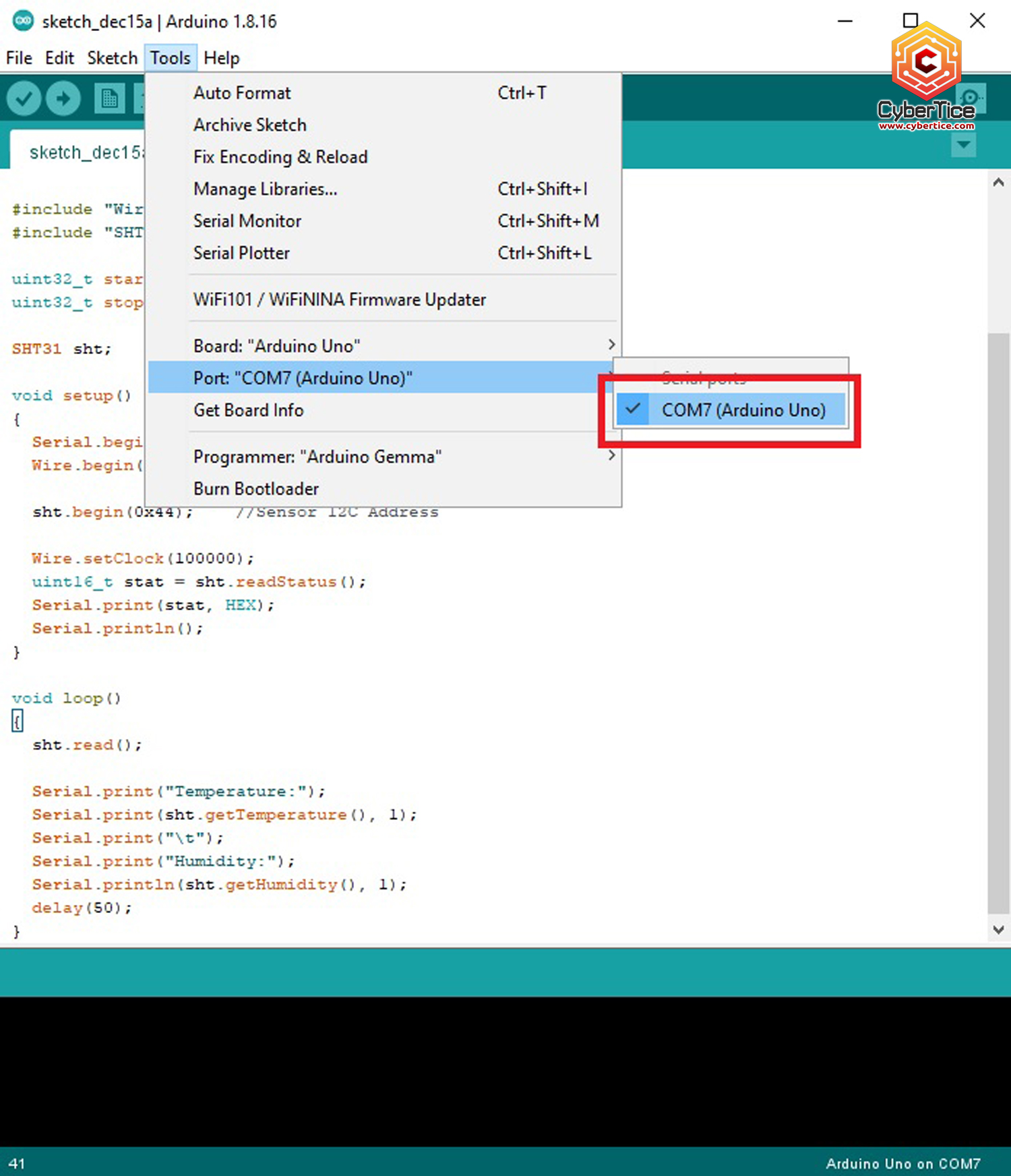 สอนใช้งาน Arduino Sht30 เซ็นเซอร์วัดอุณหภูมิและความชื้น Digital Output ขาย Arduino อุปกรณ์