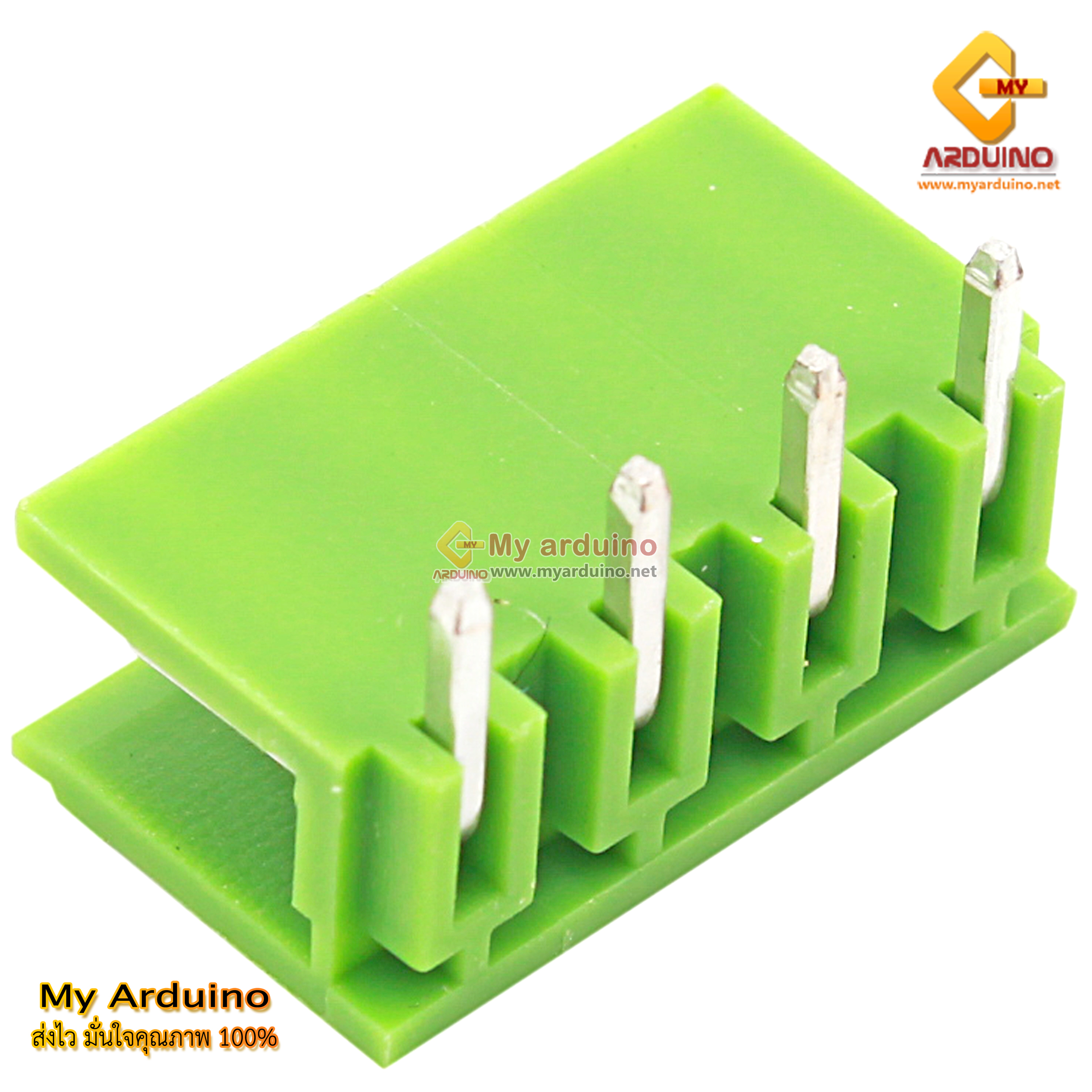 2EDG5.08 ตัวเมีย 4P สกรูเชื่อมต่อ PCB Screw Terminal Block Connector - ขาย Arduino อุปกรณ์ ...