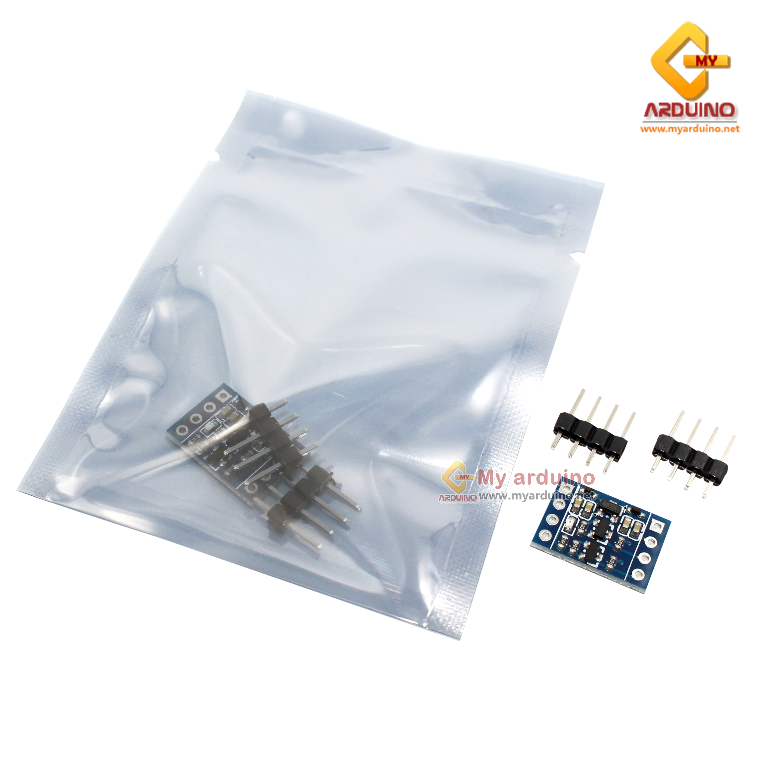 Logic level Converter Module 2 channel 5V-3.3V IIC UART SPI - ขาย ...