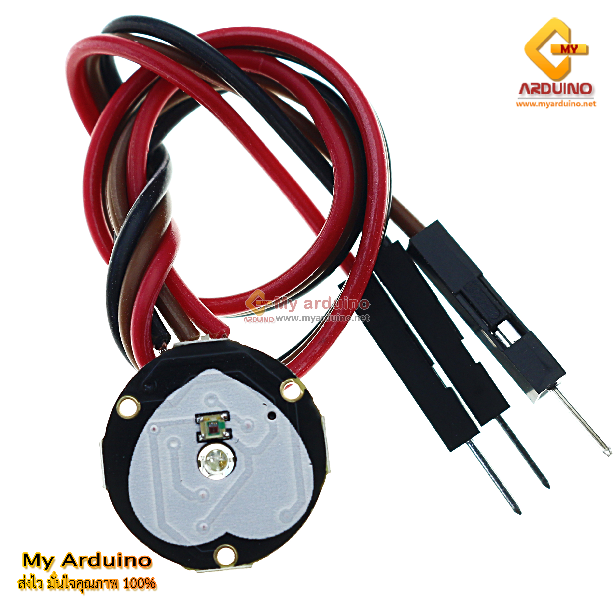 โมดูลวัดชีพจรตรวจจับการเต้นของหัวใจ Pulse Heart Sensor Amped สำหรับ Arduino XD-58C - ขาย Arduino ...