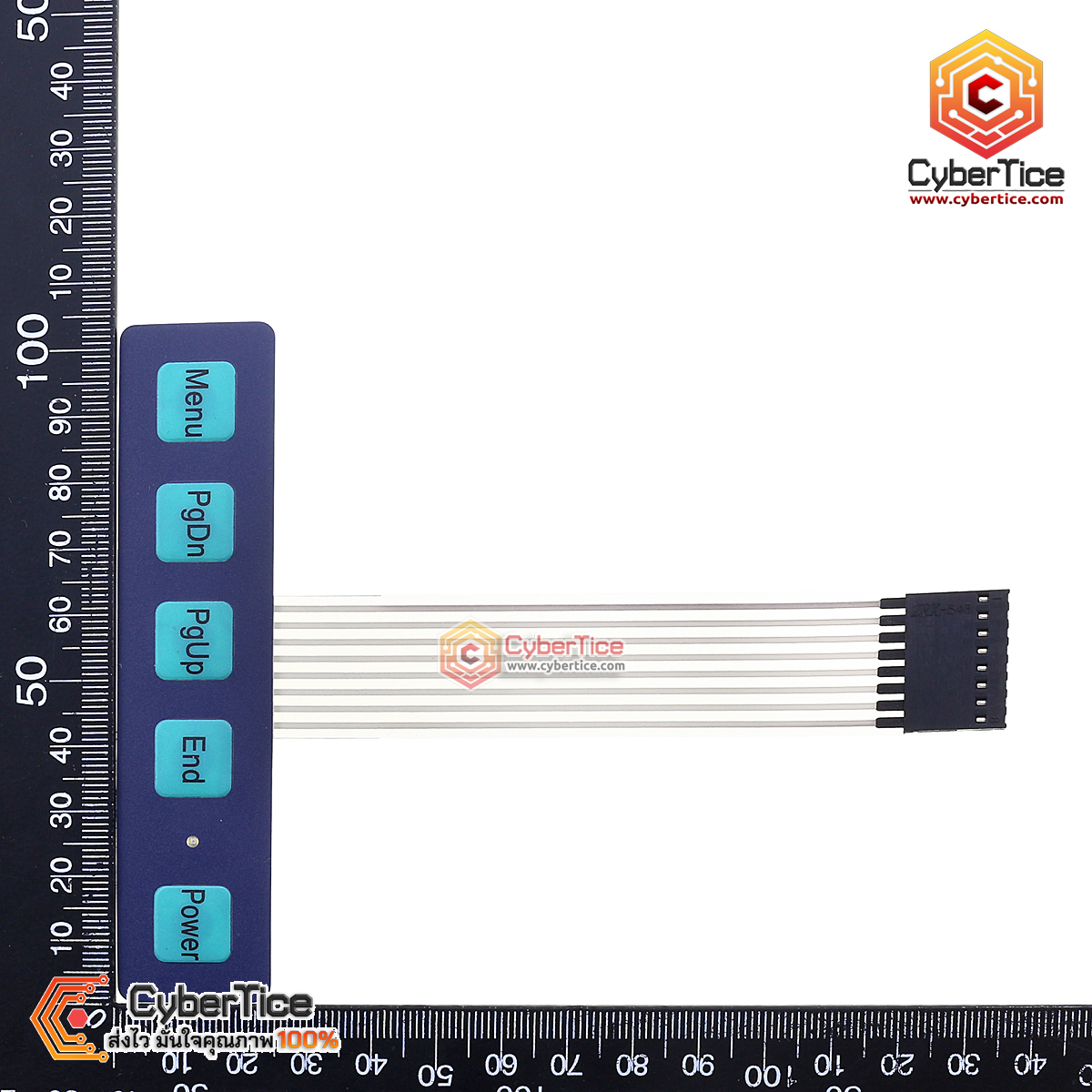 Keypad 5 Key พร้อม Led Membrane Switch Keypad With Led ขาย Arduino อุปกรณ์ Arduino คุณภาพดี