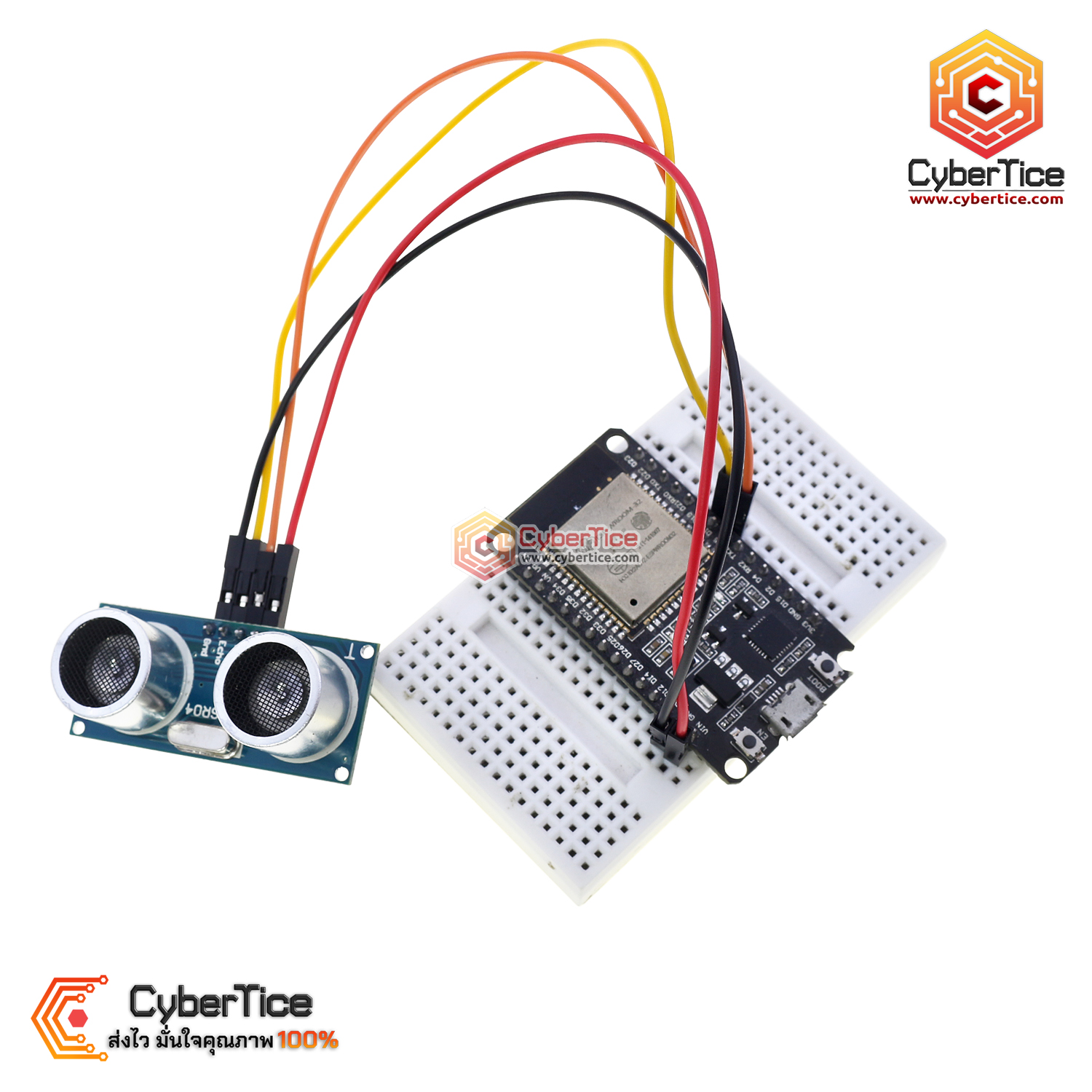 สอนใช้งาน Esp32 เซ็นเซอร์วัดระยะทาง Ultrasonic Module Hc Sr04 2021 Uart Iic 33 5v ขาย Arduino