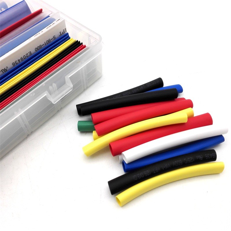 ชุดเซ็ตท่อหด พร้อมกล่องอุปกรณ์ สำหรับหุ้มสายไฟ หลายสี 328 ชิ้น ขาย Arduino อุปกรณ์ Arduino