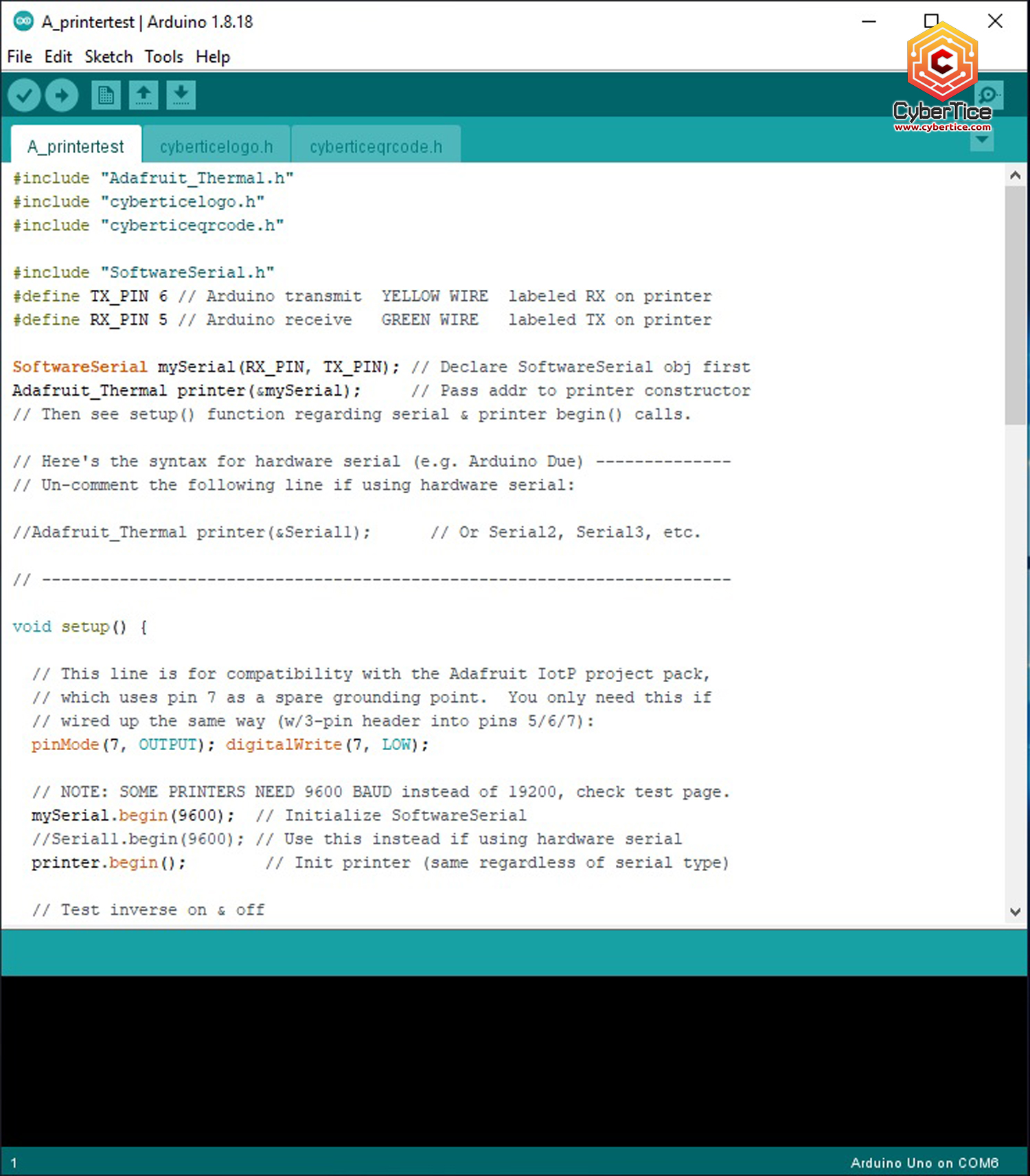 สอนใช้งาน Arduino เครื่องปริ้นมินิ mini Thermal Printer ปริ้นข้อความ บาร์โค้ด คิวอาร์โค้ด - ขาย ...