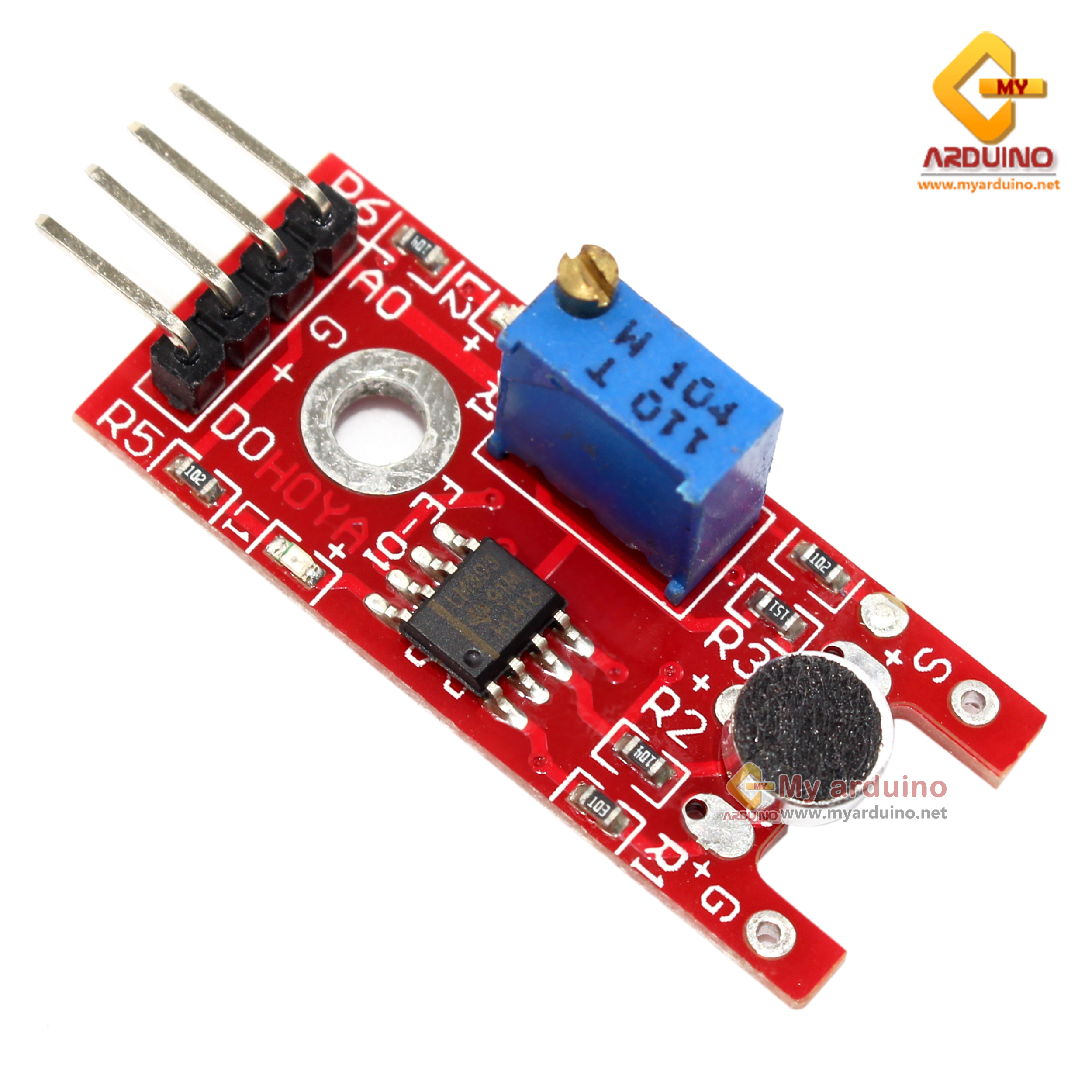 Sensitivity Microphone Sound Sensor Module Board For Arduino - ขาย Arduino อุปกรณ์ Arduino ...