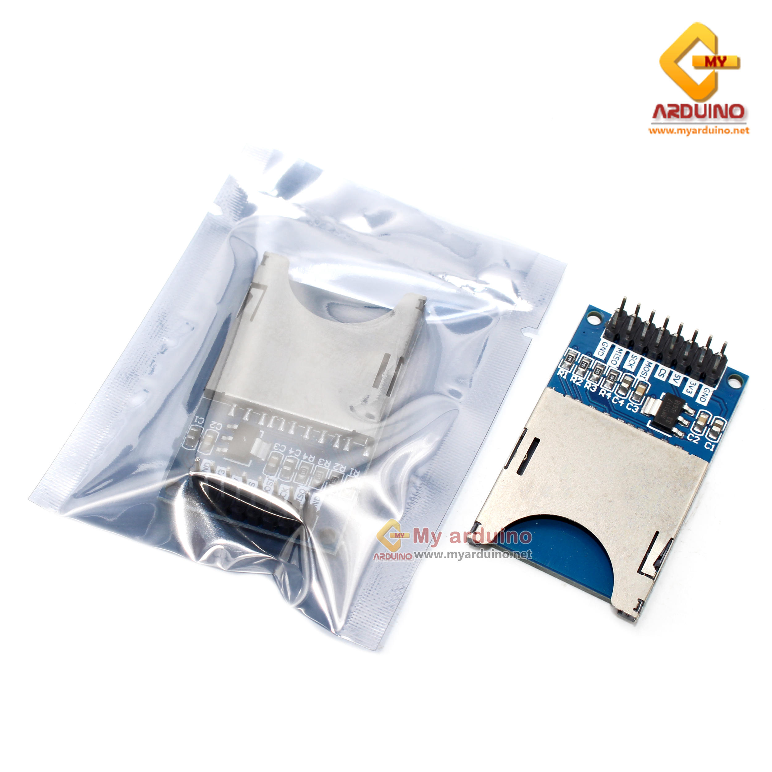 SD Card Module - ขาย Arduino อุปกรณ์ Arduino คุณภาพดี ราคาถูก ส่งไว ส่งฟรี