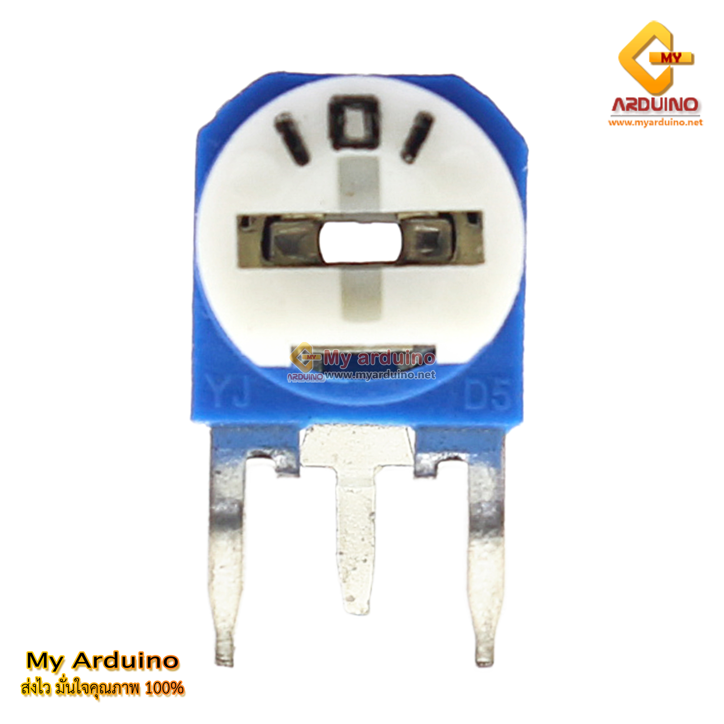 ตัวต้านทานปรับค่าได้ RM063 100 ohm (101) Volume VR Potentiometer ...