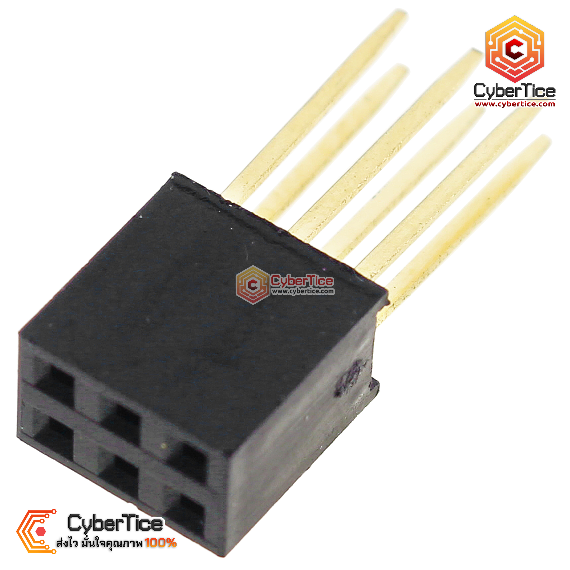 Female Pin header 2.54MM 2x3Pin 11MM - ขาย Arduino อุปกรณ์ Arduino ...