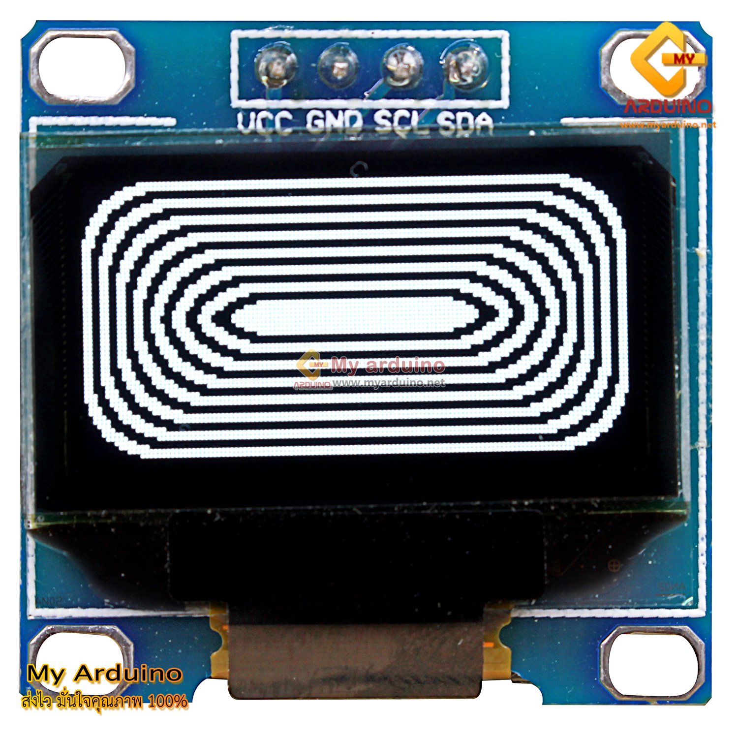 สอนใช้งาน Arduino จอแสดงผล Oled 128x64 แบบ I2c สีขาว ขาย Arduino อุปกรณ์ Arduino คุณภาพดี ราคา