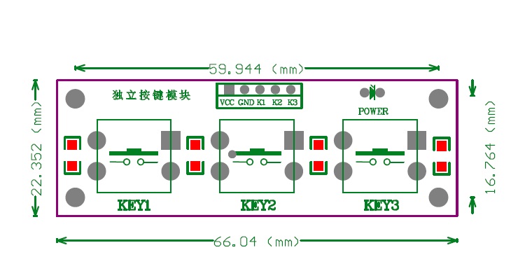 โมดูลสวิทซ์กดติดปล่อยดับ 3 ปุ่ม 3 สี สำหรับ Arduino ขาย Arduino อุปกรณ์ Arduino คุณภาพดี ราคา