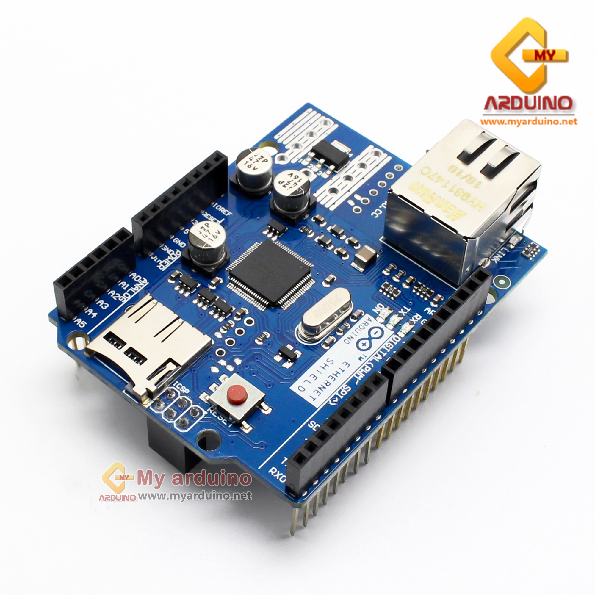 Ethernet Shield W5100 R3 Support MEGA / Uno Support for Arduino - ขาย Arduino อุปกรณ์ Arduino ...
