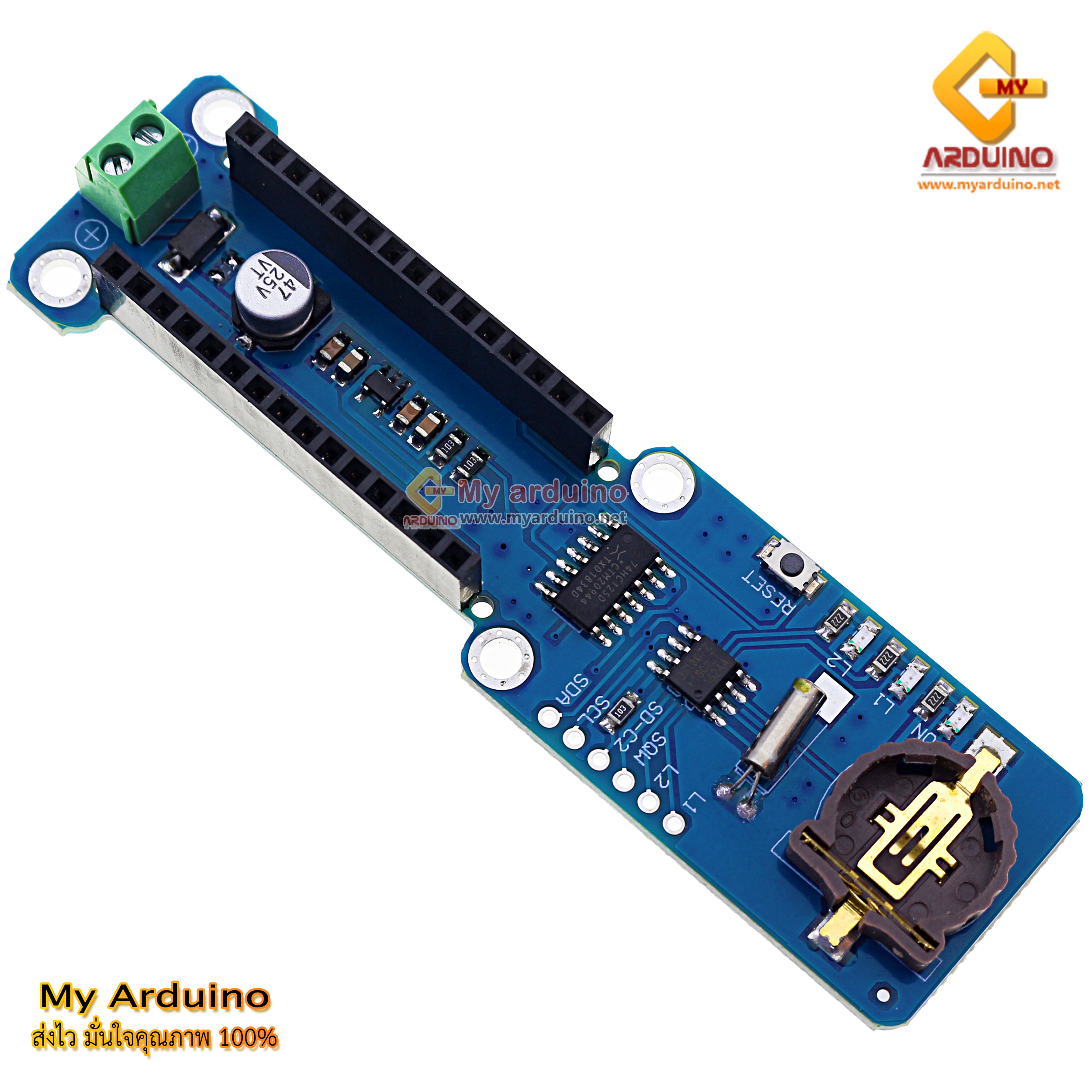 Data Logger Nano Shield สำหรับ Arduino Nano Sd Card Ds1307 ขาย Arduino อุปกรณ์ Arduino คุณภาพ