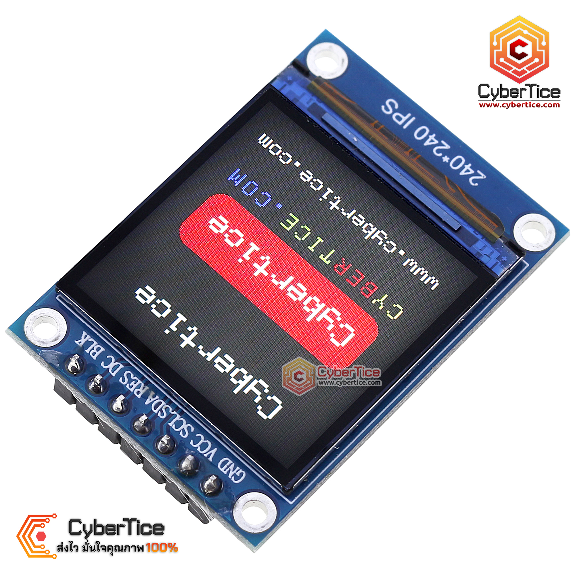 TFT Display IPS 1.3 inch 7P SPI HD 65K Full Color LCD Module ST7789 for ...