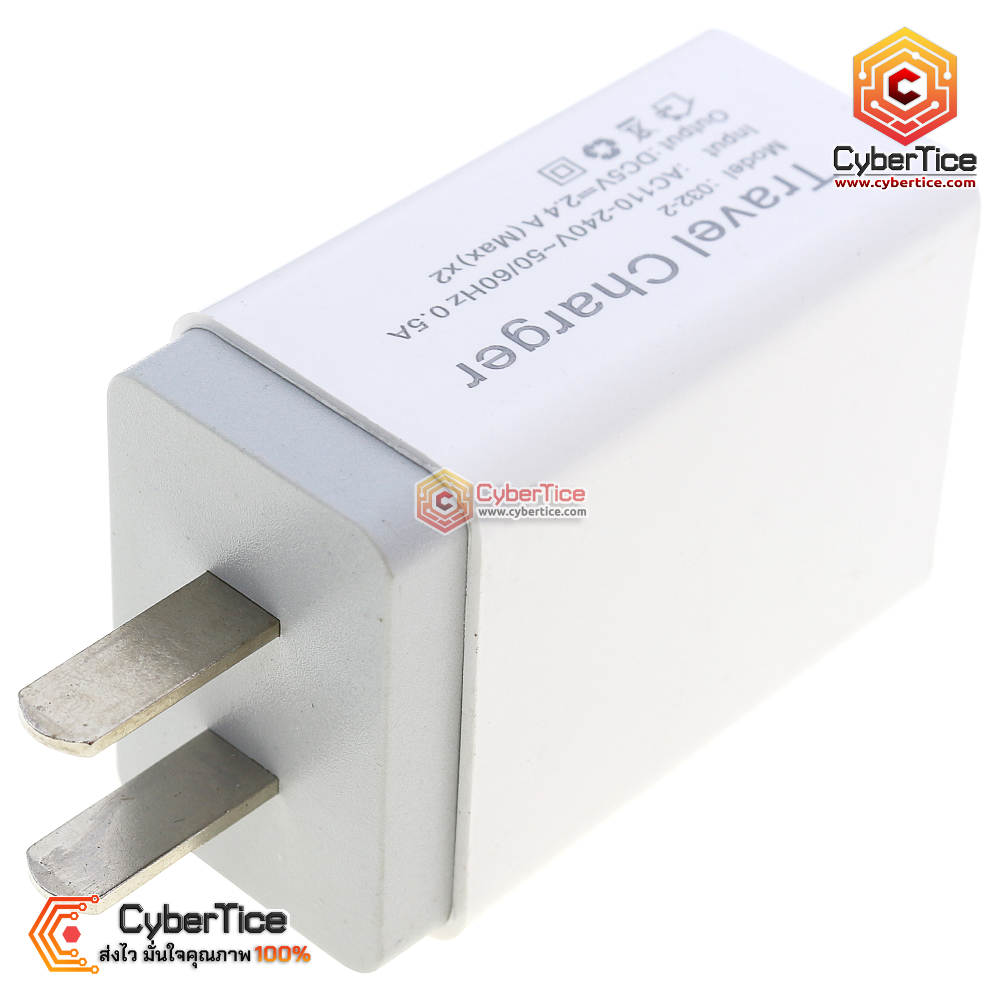 Adapter Usb แหล่งจ่ายไฟ 5v 3a 2 ช่อง สำหรับ Arduino Nodemcu Esp8266