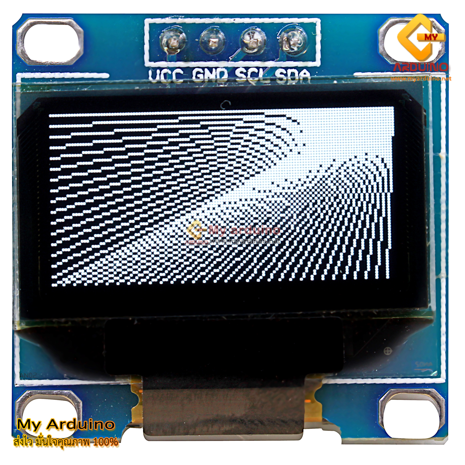 สอนใช้งาน Arduino จอแสดงผล Oled 128x64 แบบ I2c สีขาว ขาย Arduino อุปกรณ์ Arduino คุณภาพดี ราคา
