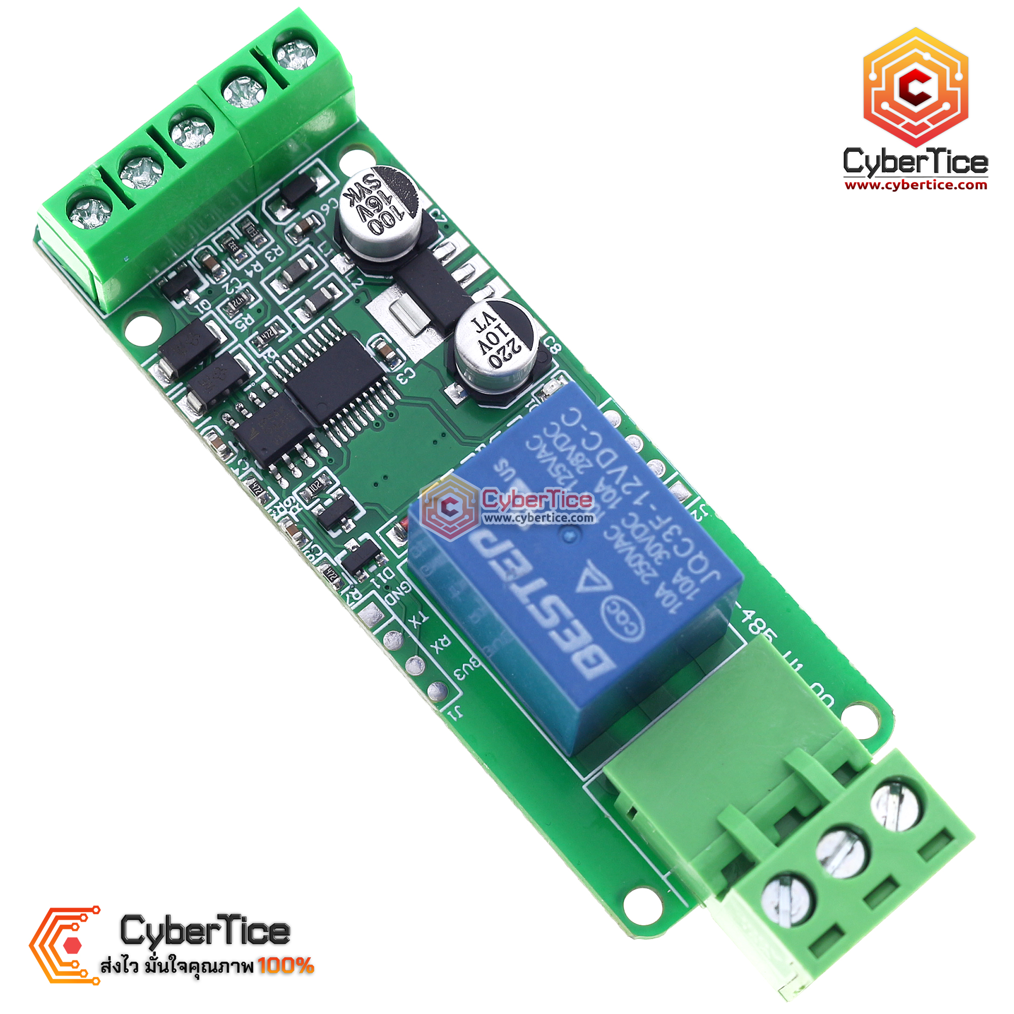 Modbus-Rtu 1 way relay module RS485/TTL 12V - ขาย Arduino อุปกรณ์ Arduino คุณภาพดี ราคาถูก ส่งไว ...