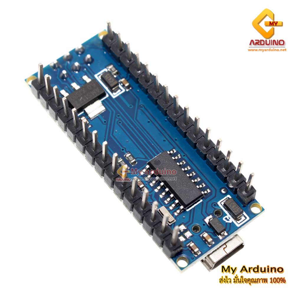 Arduino Nano 3.0 Mini USB รุ่นใหม่ชิฟ CH340G แบบบัดกรีขา ไม่มีสาย Mini USB - ขาย Arduino อุปกรณ์ ...
