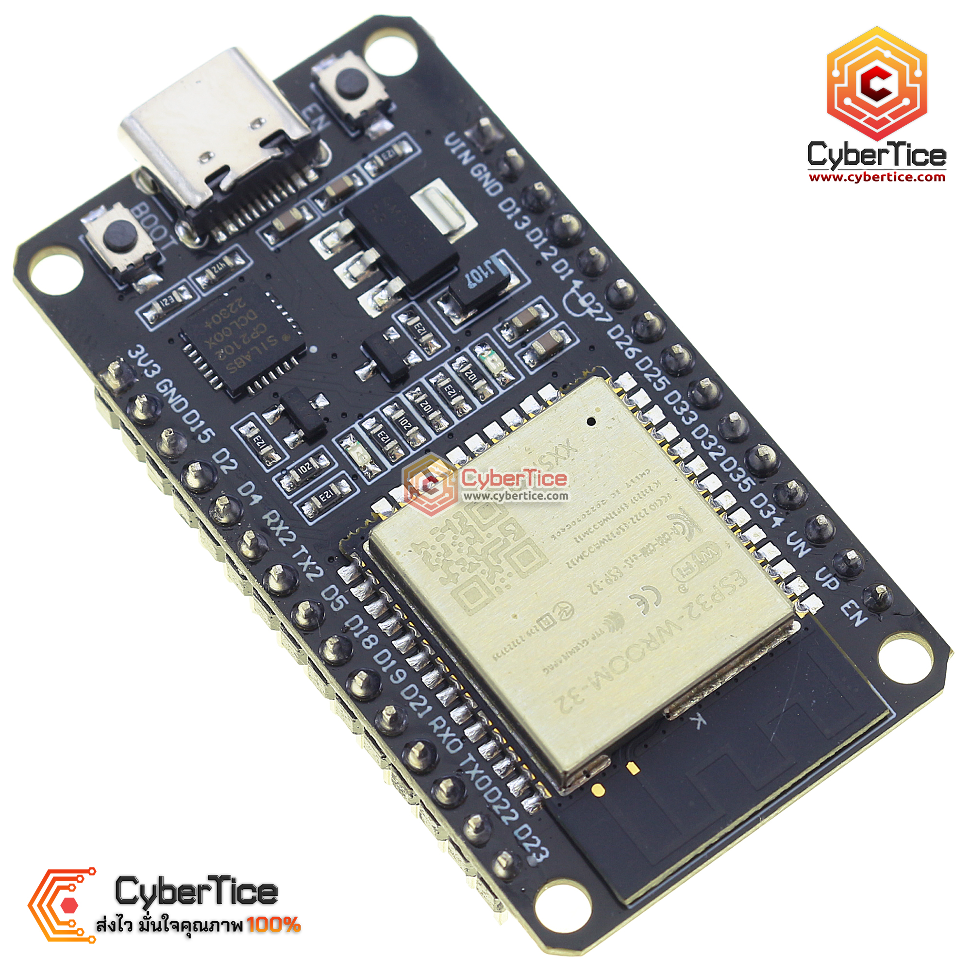 ESP32 NodeMCU ESP-WROOM-32 Wi-Fi and Bluetooth Module Dual Core ...