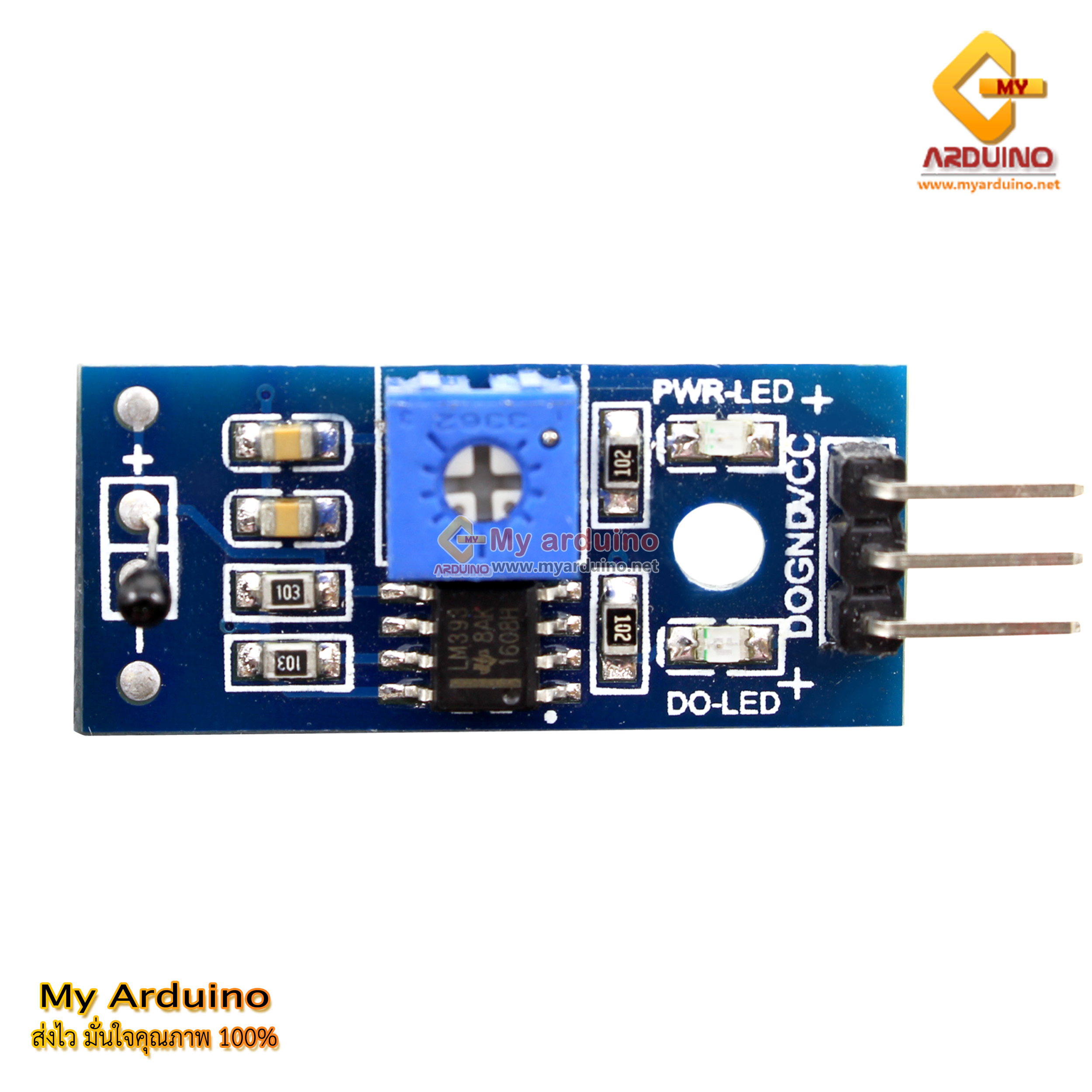 NTC Thermistor Sensor Module 3PIN เซ็นเซอร์อุณหภูมิ - ขาย Arduino ...