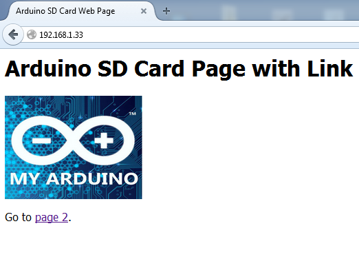 Arduino Web Sever (using SD Card for Show image) - ขาย Arduino อุปกรณ์ ...