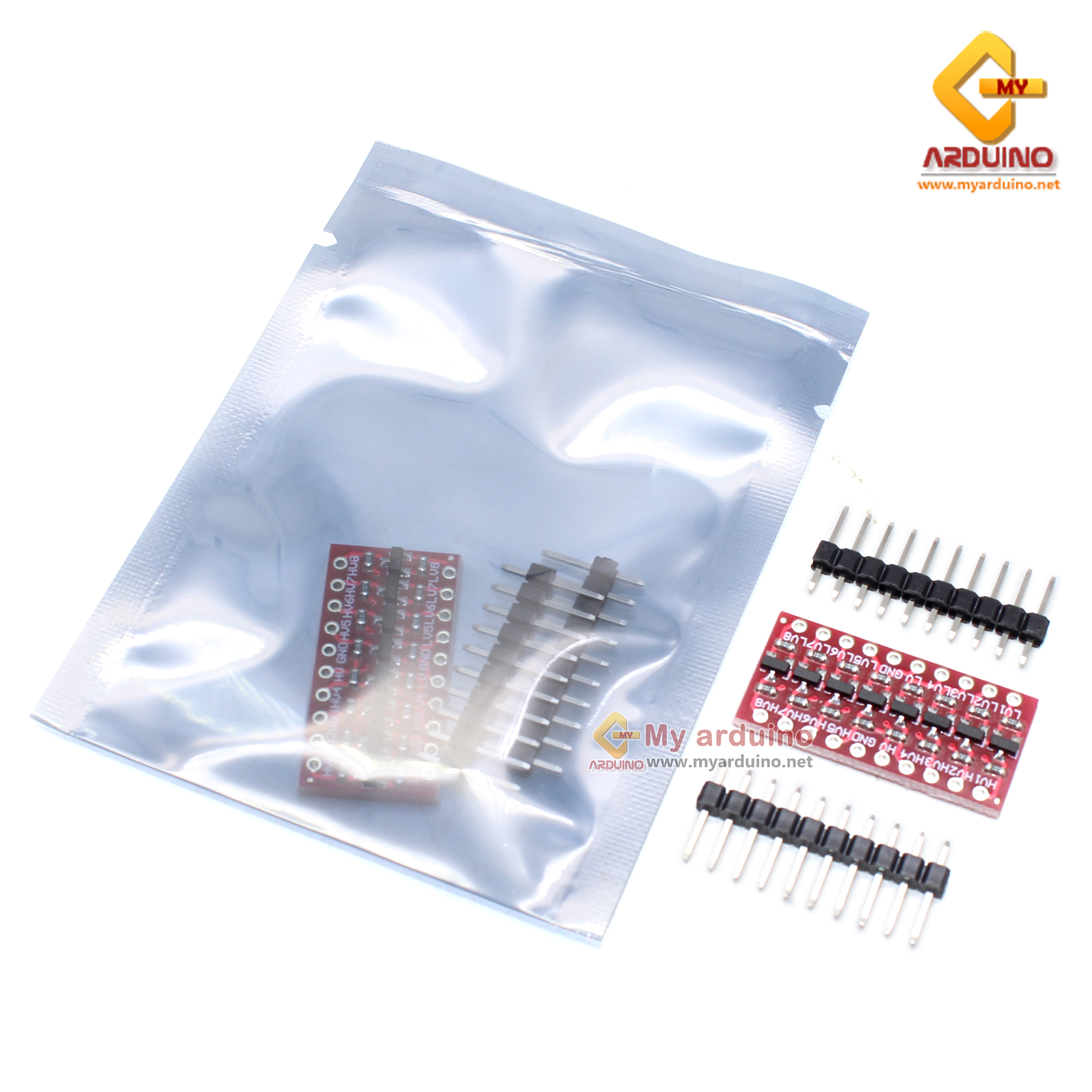 Logic level Converter Module 8 channel 5V-3.3V IIC UART SPI - ขาย ...