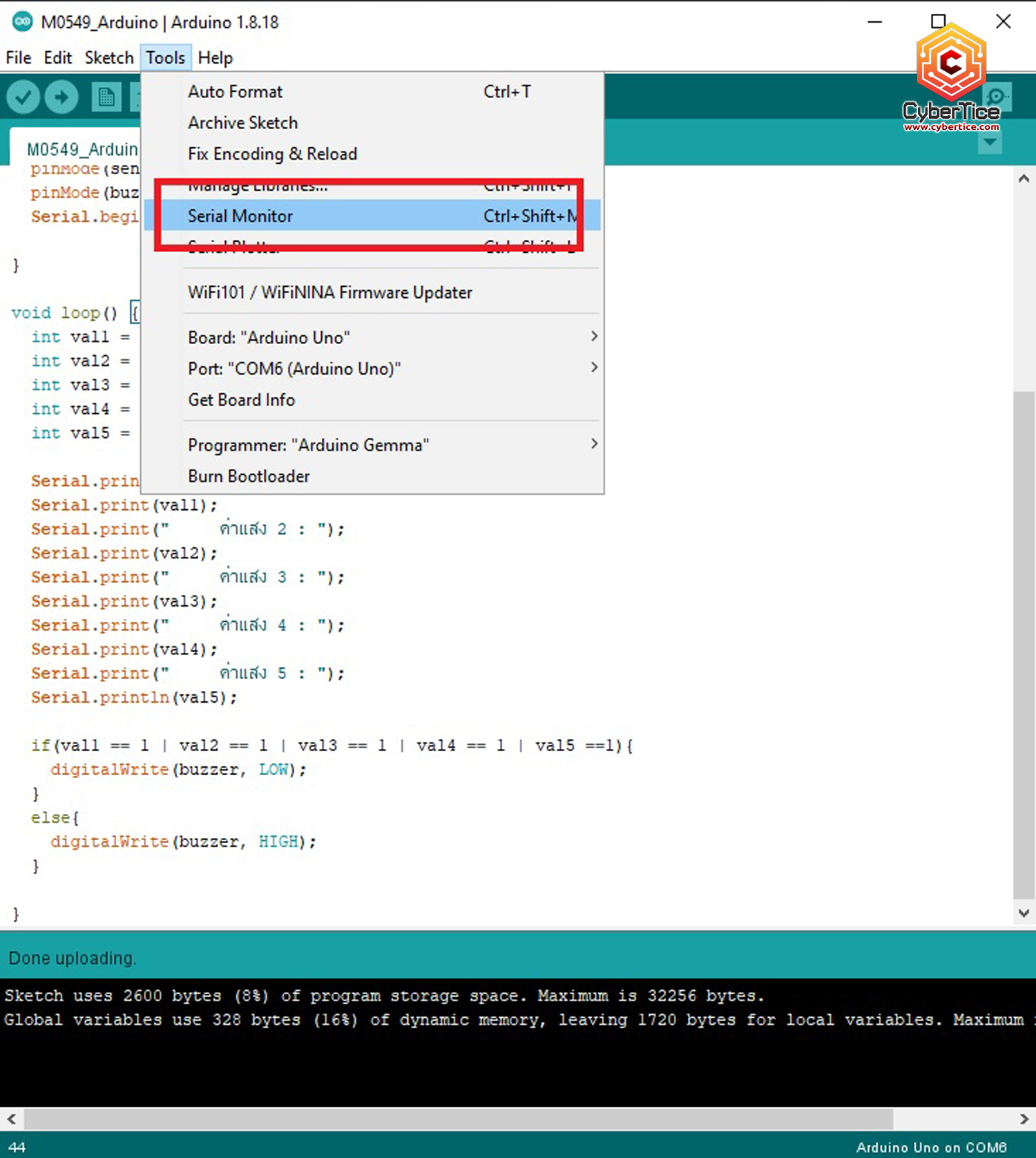 สอนใช้งาน Arduino เซ็นเซอร์ตรวจจับเปลวไฟ สัญญาณเตือนไฟไหม้ 5 Way Flame Sensor Module Digital ...