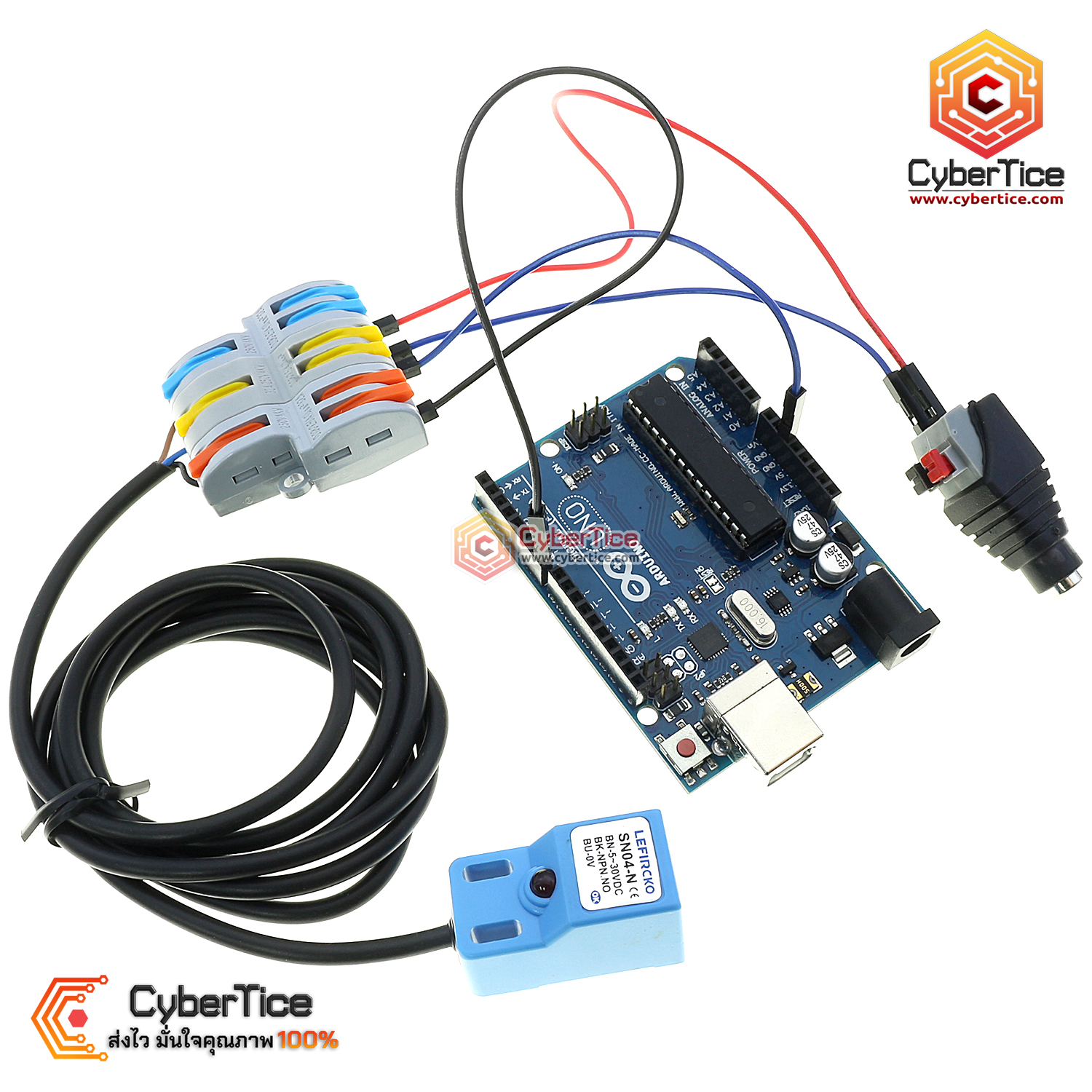 สอนใช้งาน Arduino เซ็นเซอร์ตรวจจับโลหะ SN04-N 4mm - ขาย Arduino อุปกรณ์ Arduino คุณภาพดี ราคาถูก ...