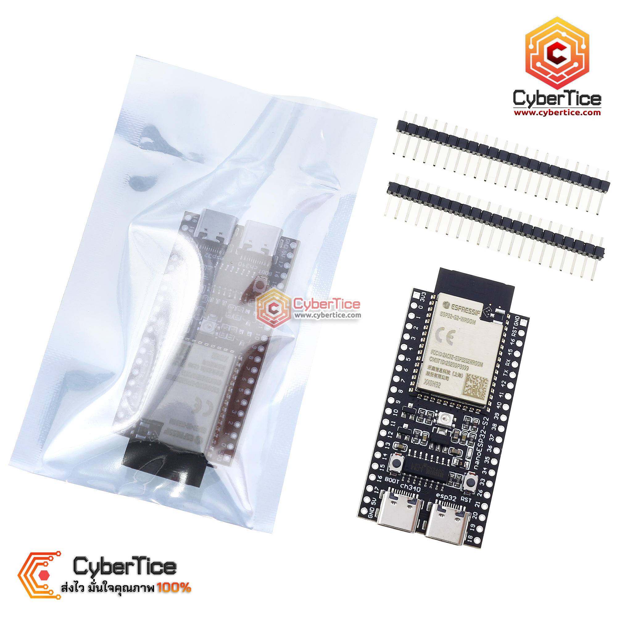NanoESP32-S2-WROOM Development Board Minimum System Board ESP32-S2 Core Board ESPRESSIF IOT Dual ...