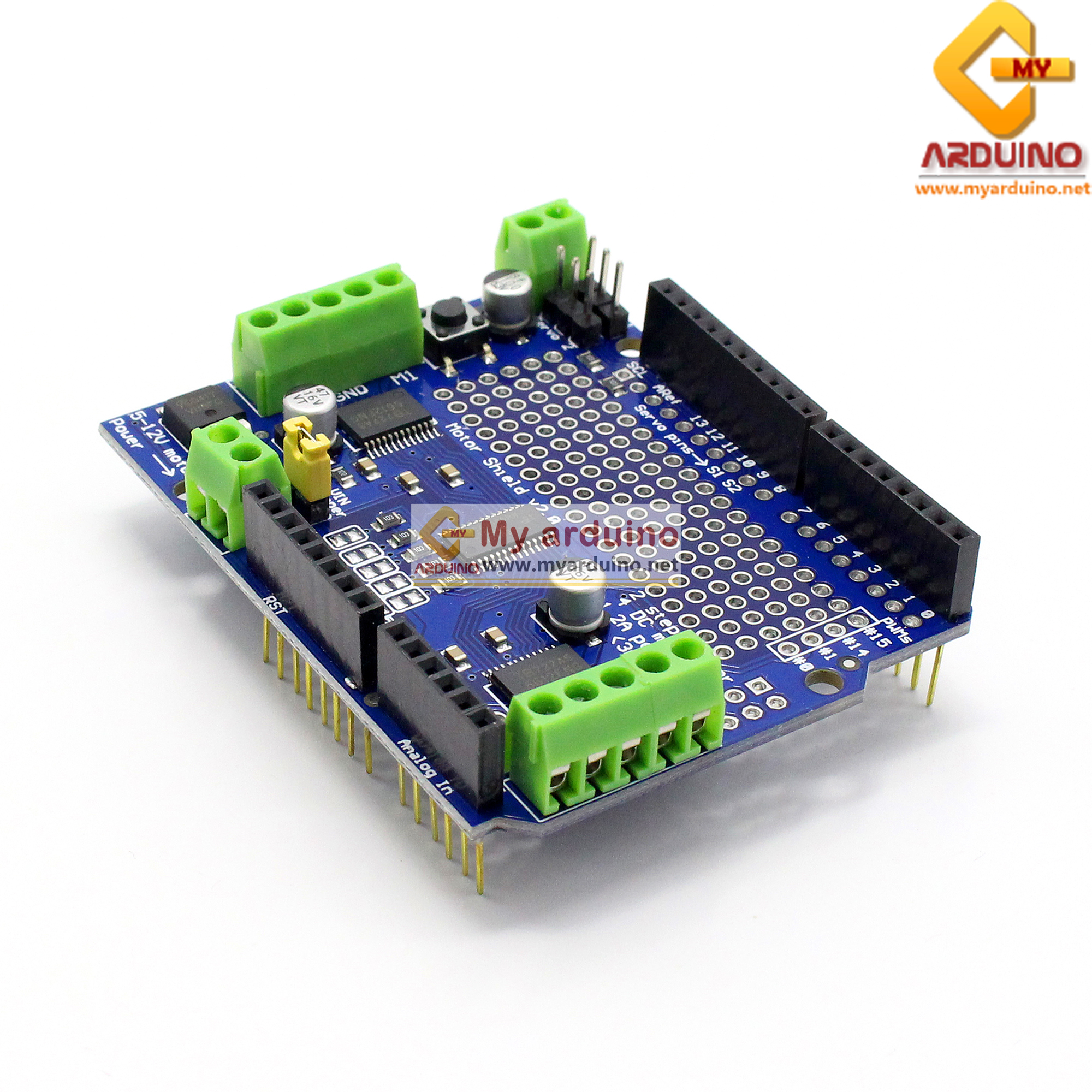 Stepper / Servo / Motor Driver Shield I2C Interface V2 - ขาย Arduino ...